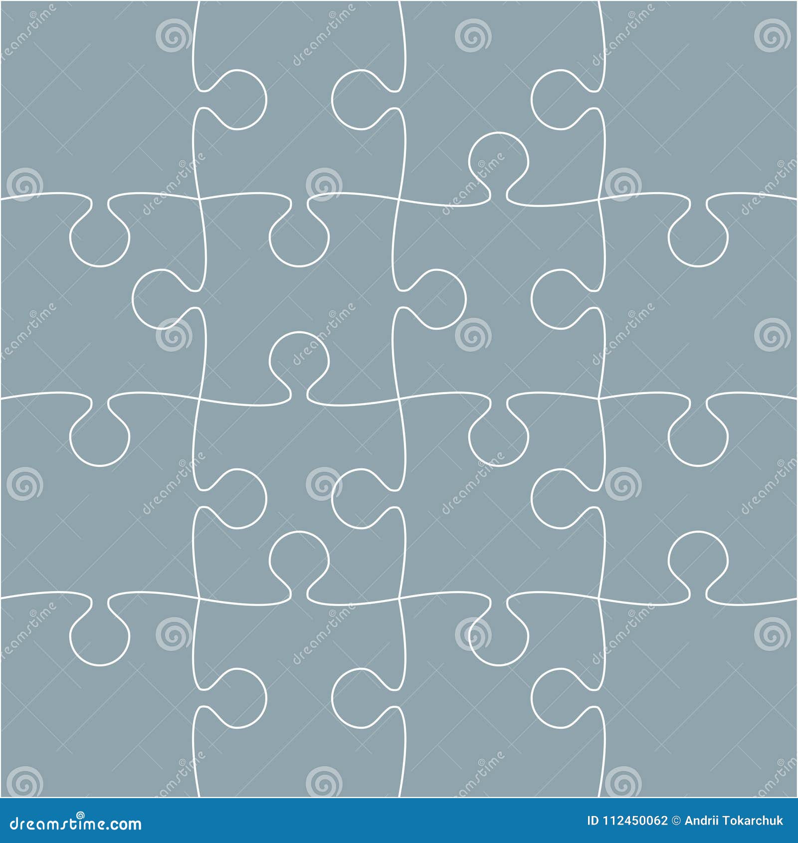 16 Grey Puzzle Pieces - JigSaw - Vector Stock Vector - Illustration of ...