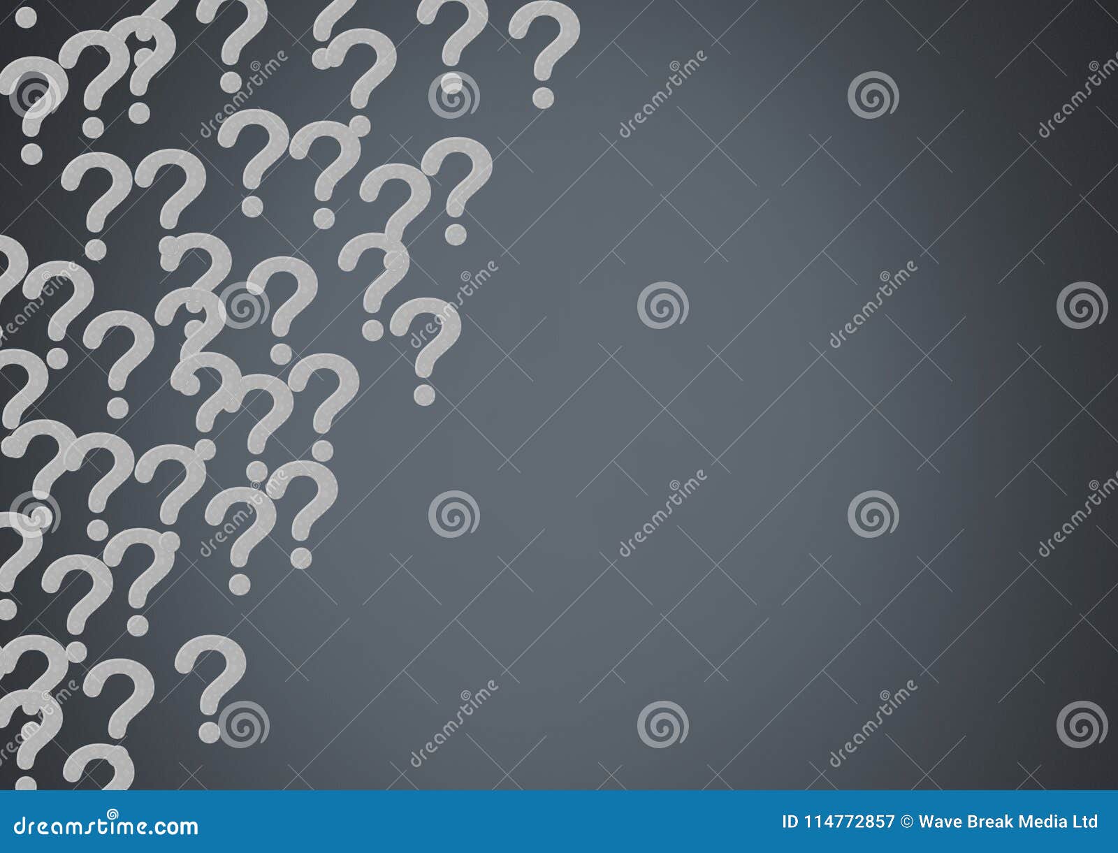 Grey question marks stock illustration. Illustration of empty - 114772857