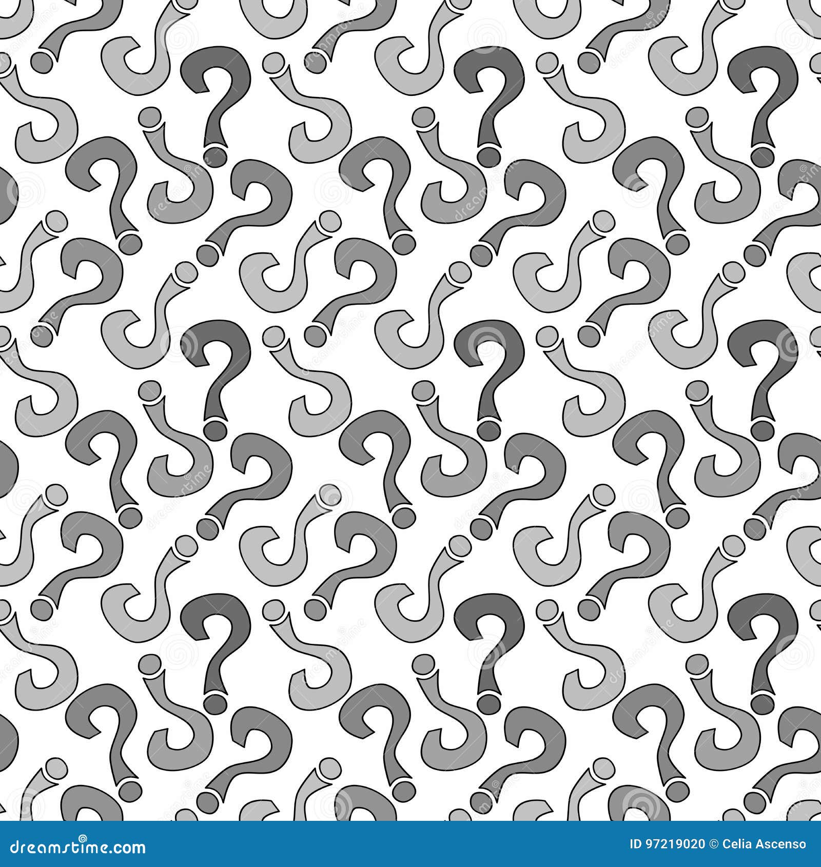 Grey Question Mark Royalty-Free Stock Image | CartoonDealer.com #114772312