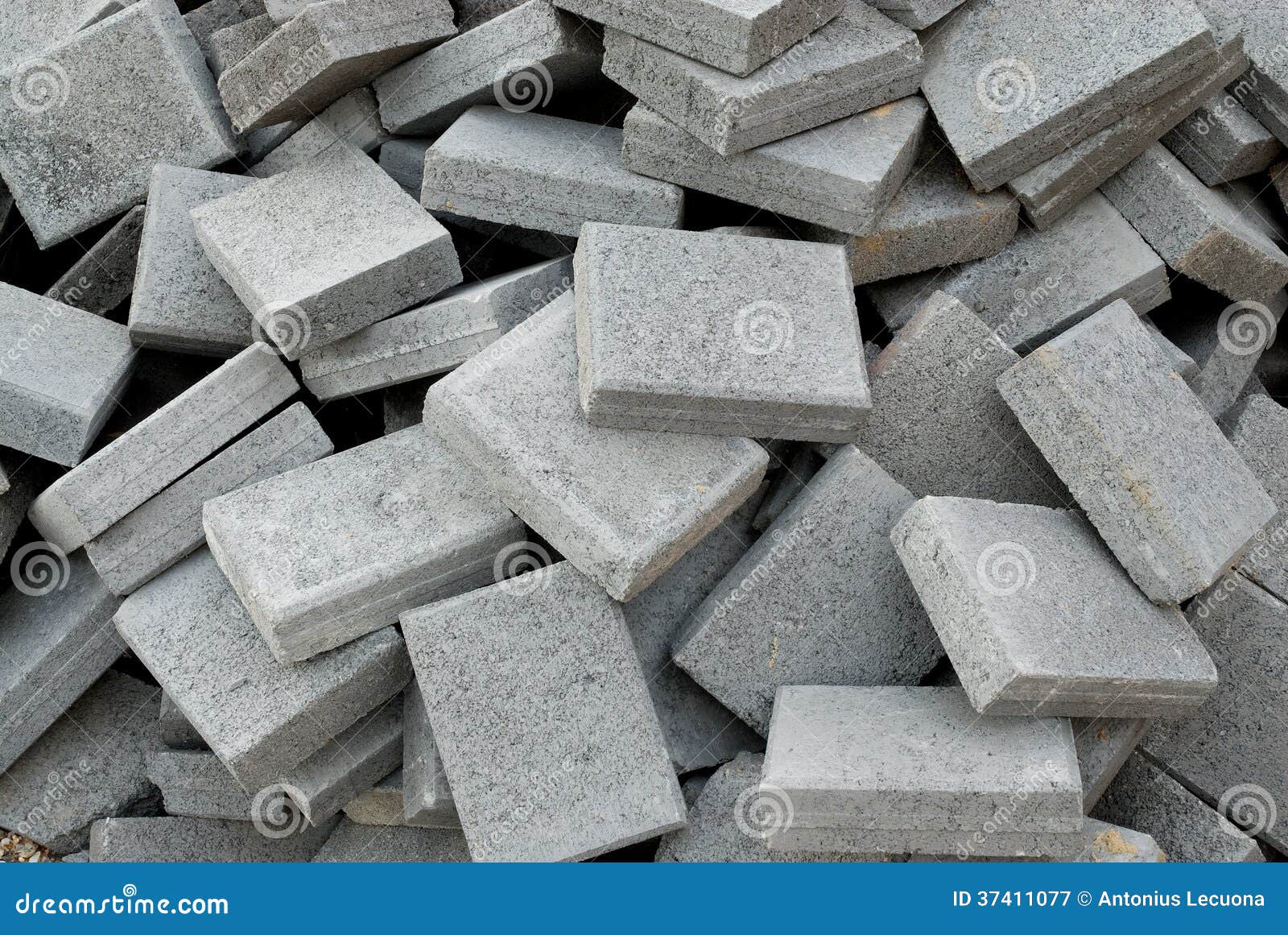 Grey Rectangular Paving Tiles Stock Image - Image of random, bricks ...