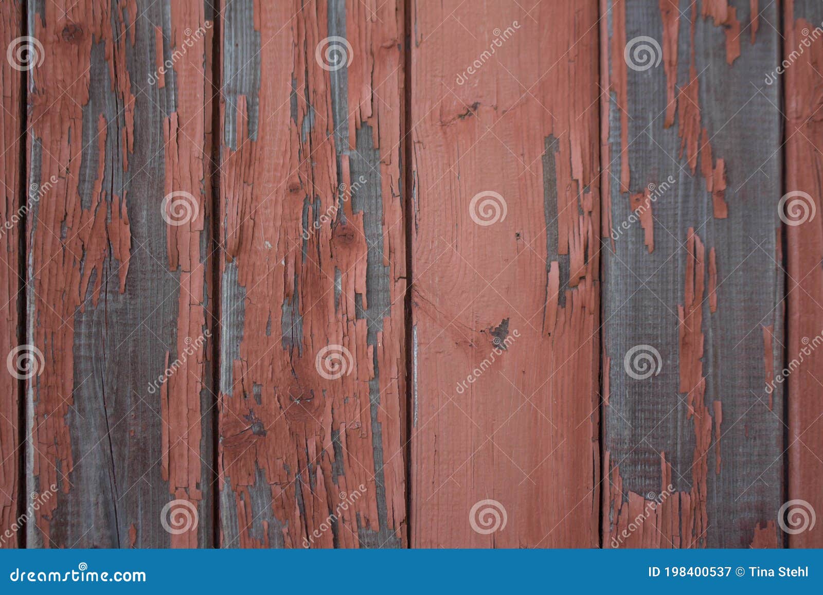 Grey Red Old Rustic Wooden Wall Amazing Structure Stock Image - Image ...