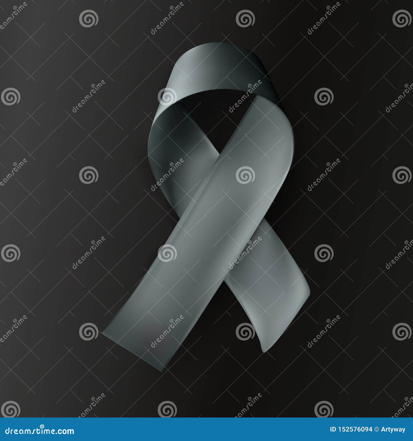 Grey Ribbon Royalty-Free Stock Image | CartoonDealer.com #4995904