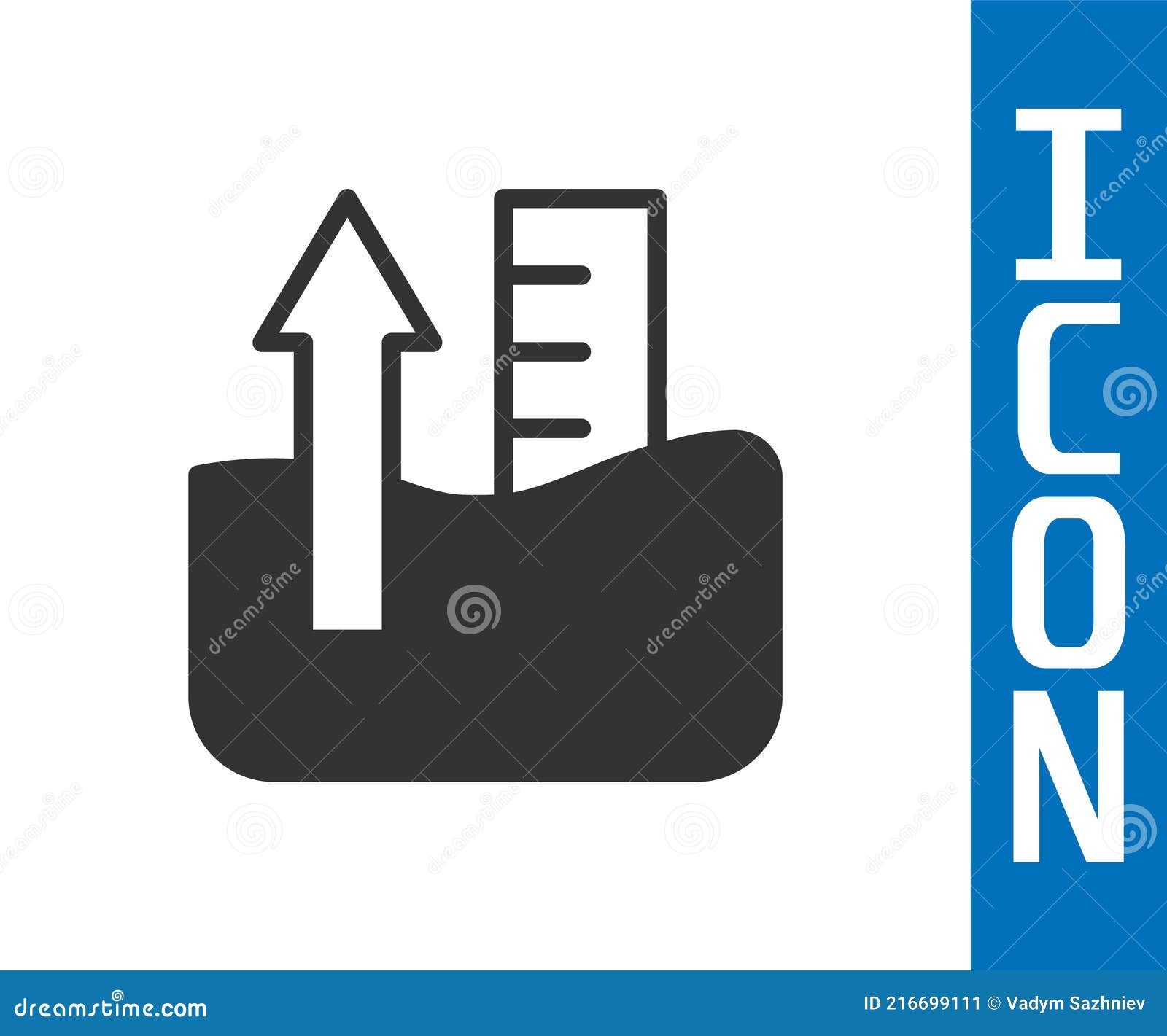 Water Level Measurement Stock Illustrations – 2,078 Water Level ...
