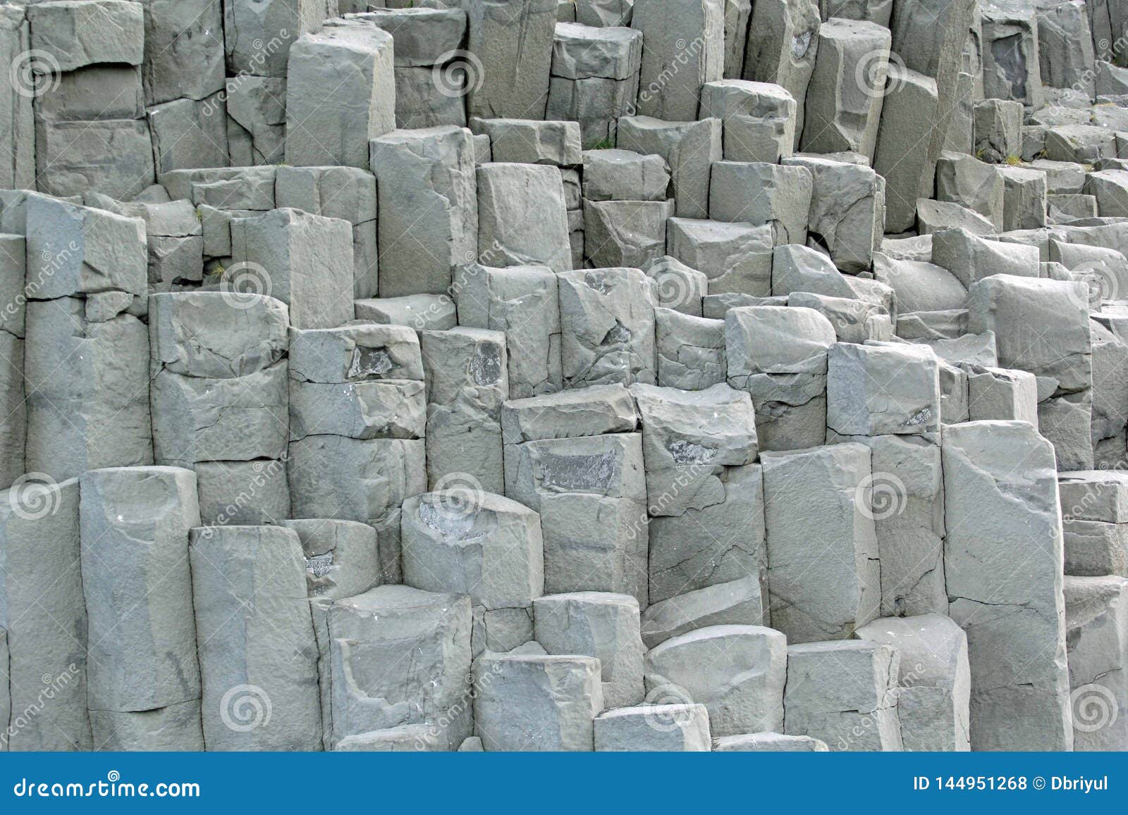 Grey Rock Formation from Lava Fields in Iceland Stock Photo - Image of ...