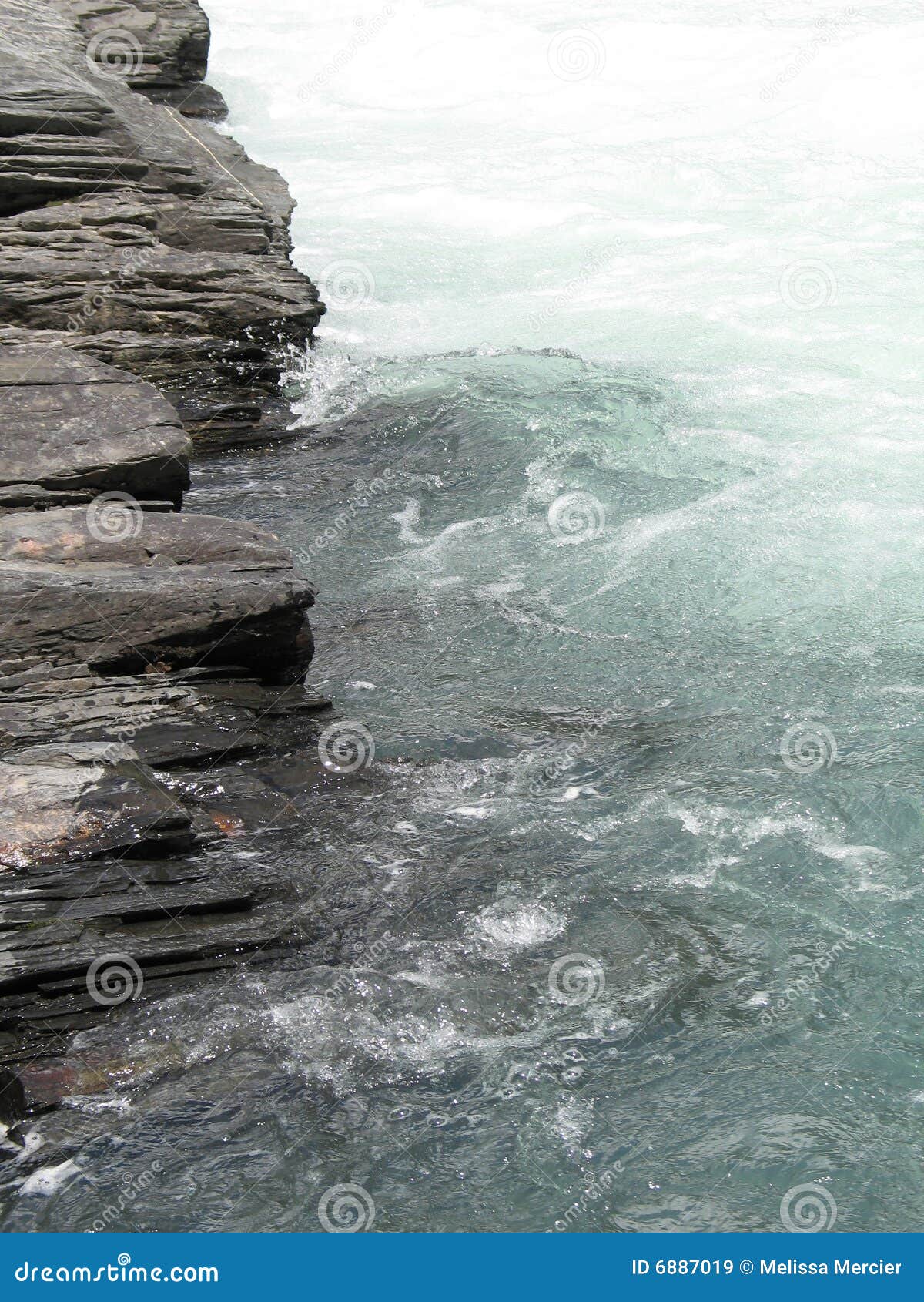 Grey rock and river stock image. Image of vertical, motion - 6887019