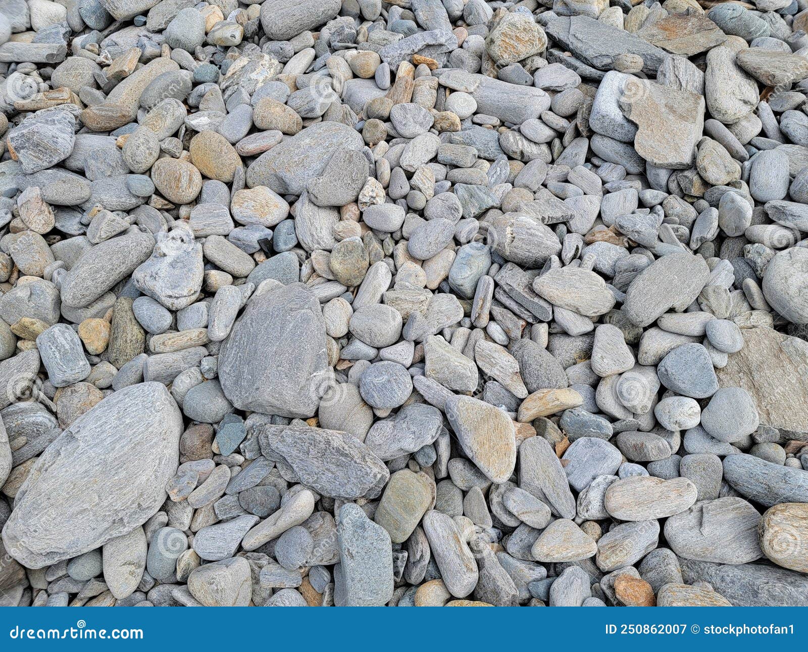 Grey Rocks or Stones or Pebbles on Ground Stock Image - Image of gray ...