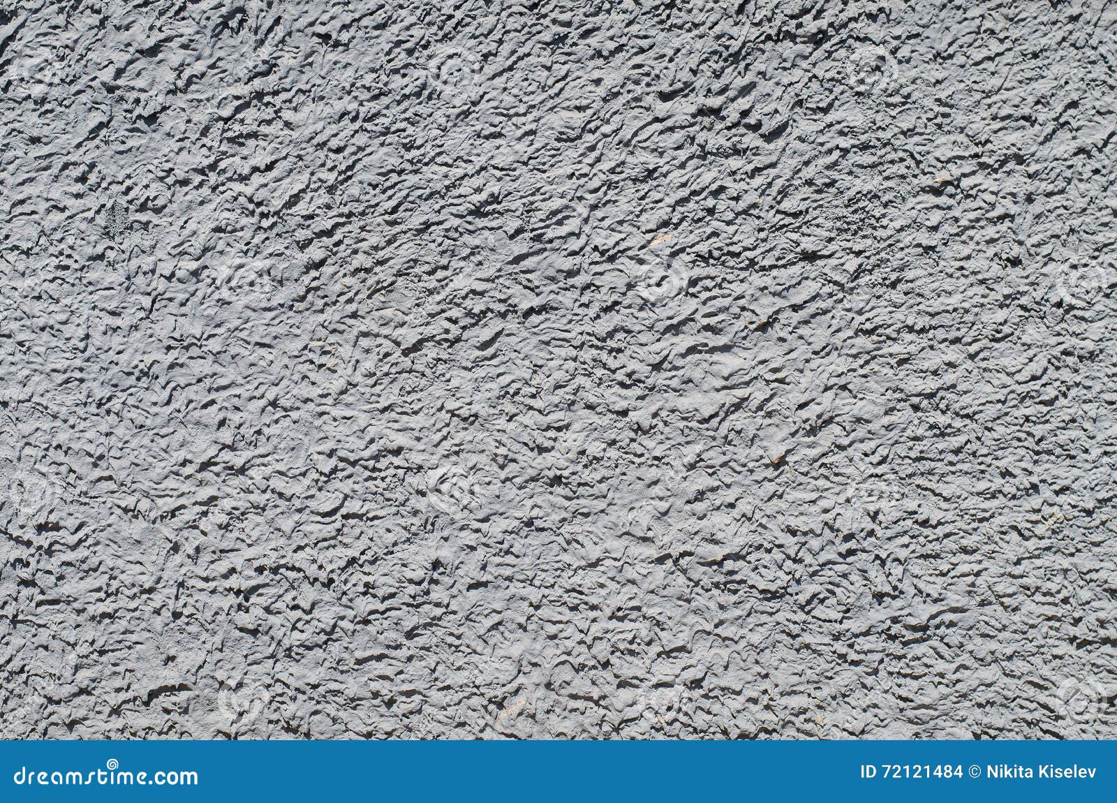 Grey Rough Plaster, Concrete on Wall Closeup in Sunny Day, Background ...