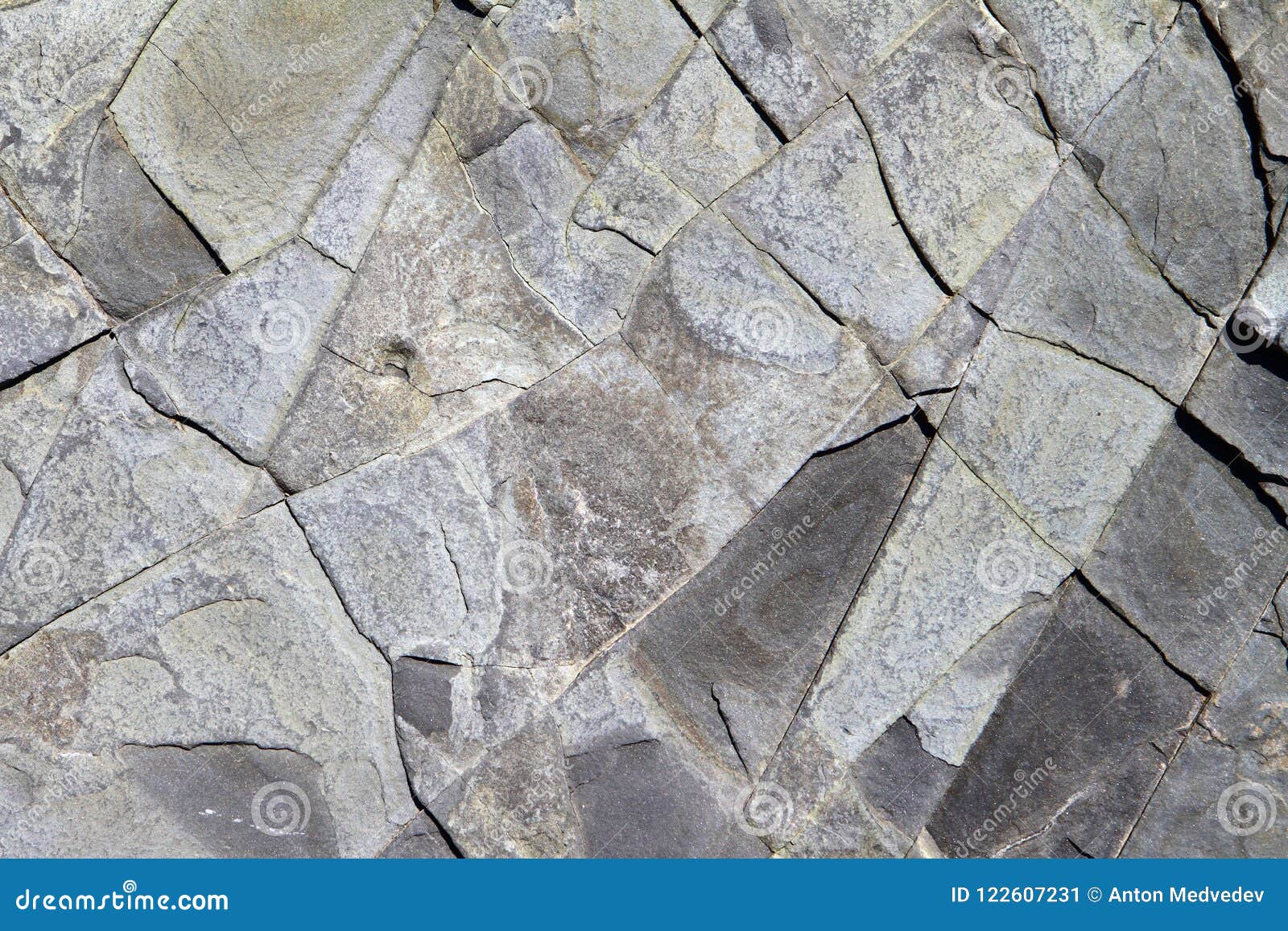 Grey Rough Stone Surface Texture with Cracks. Limestone Rock Background ...