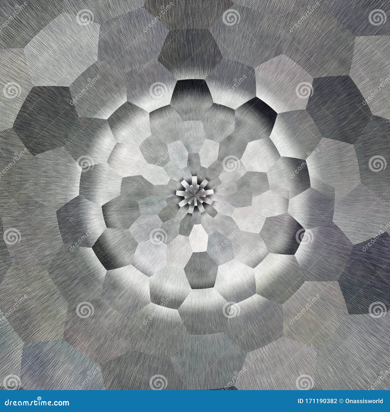 Grey Round Shapes Abstract Art Background Stock Photo - Image of ...