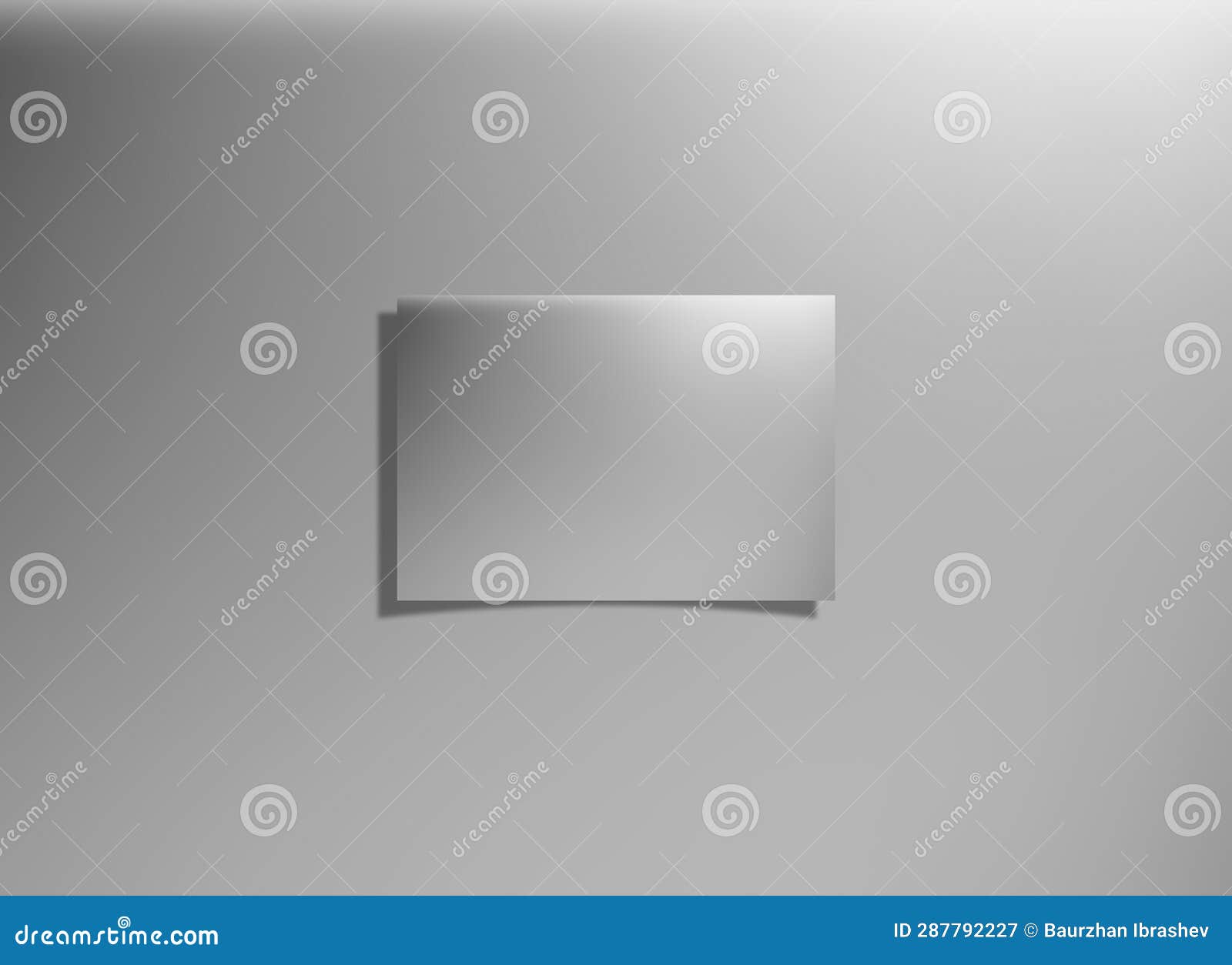 Grey Screen Frame with Shadow Isolated on Gray Background Stock Image ...