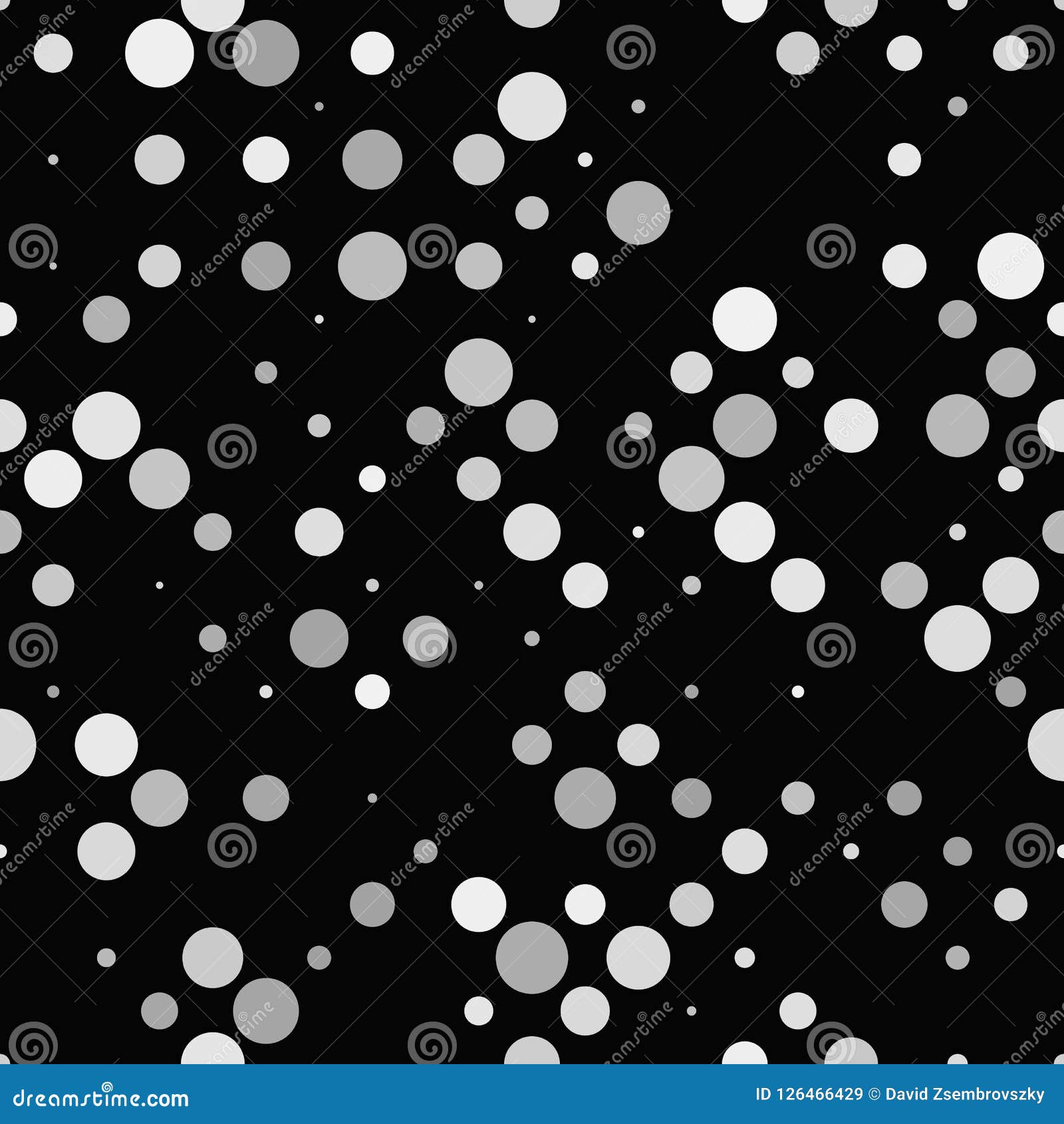 Grey Seamless Dot Pattern - Vector Background Graphic Stock Vector ...
