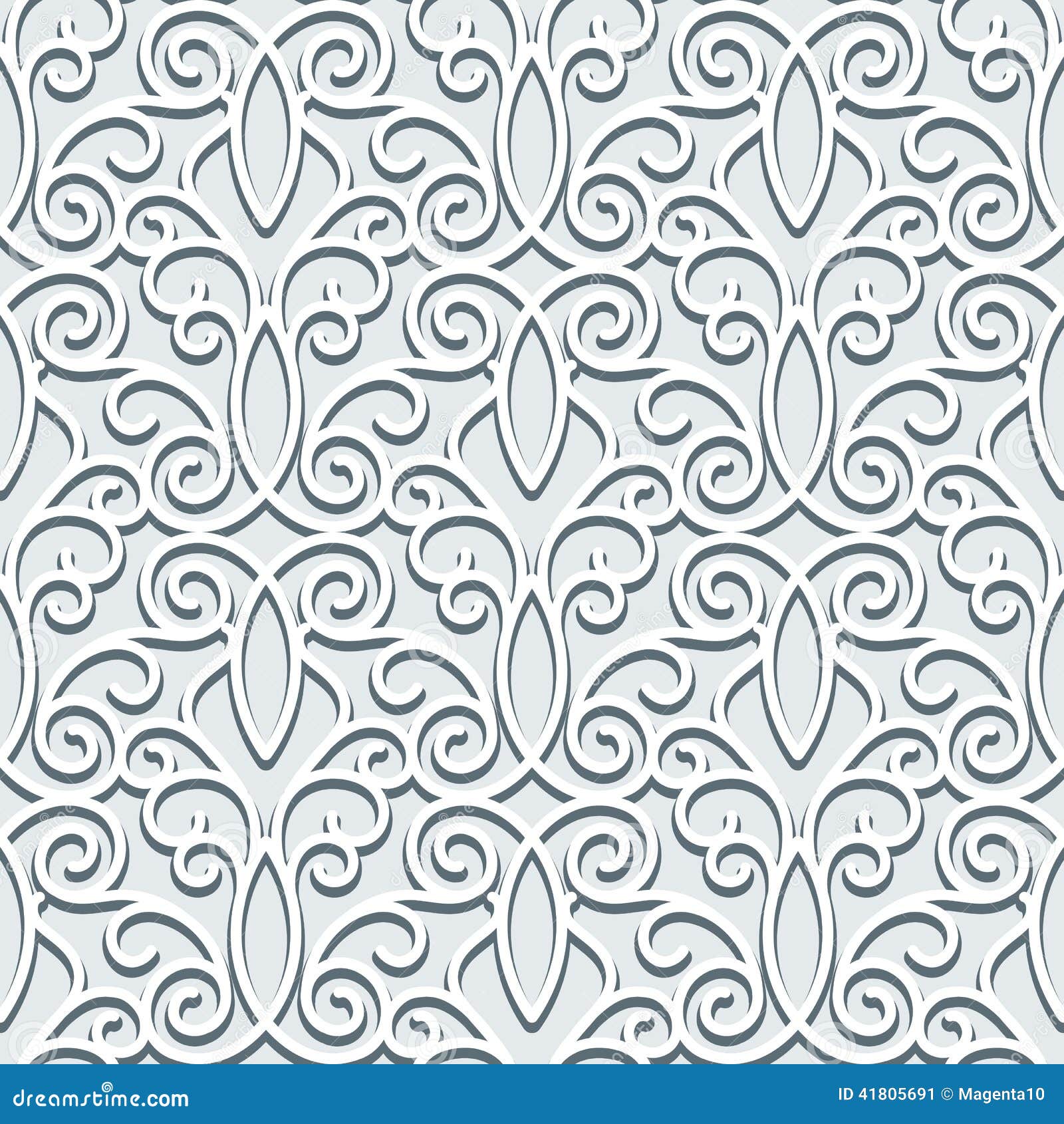 Grey seamless pattern stock vector. Illustration of abstract - 41805691