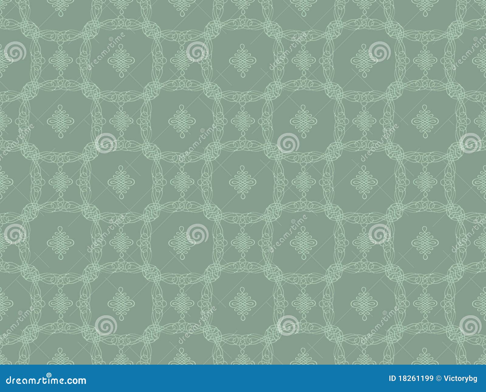 Grey Seamless Wallpaper Pattern Stock Illustration - Illustration of ...