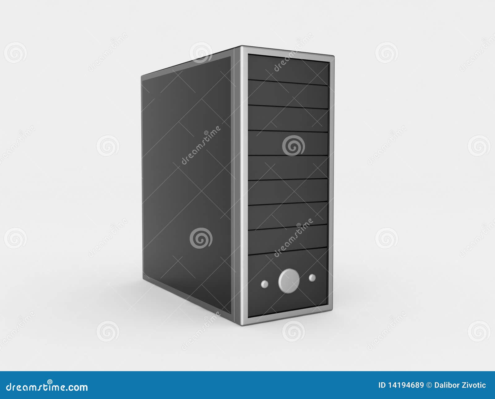 Grey server stock illustration. Illustration of power - 14194689