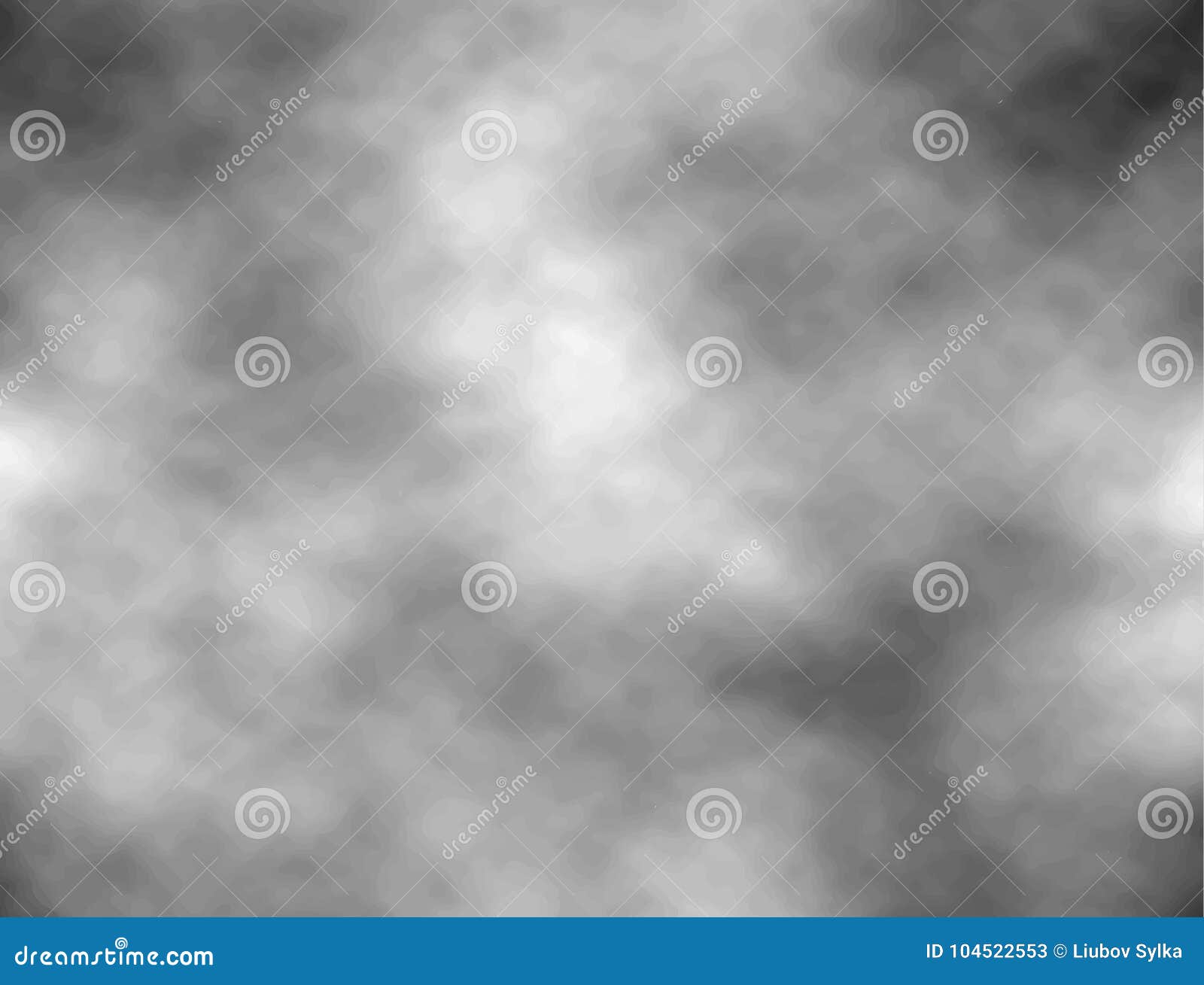Grey Sky with Clouds. Vector Background. Texture Dark Distressed ...