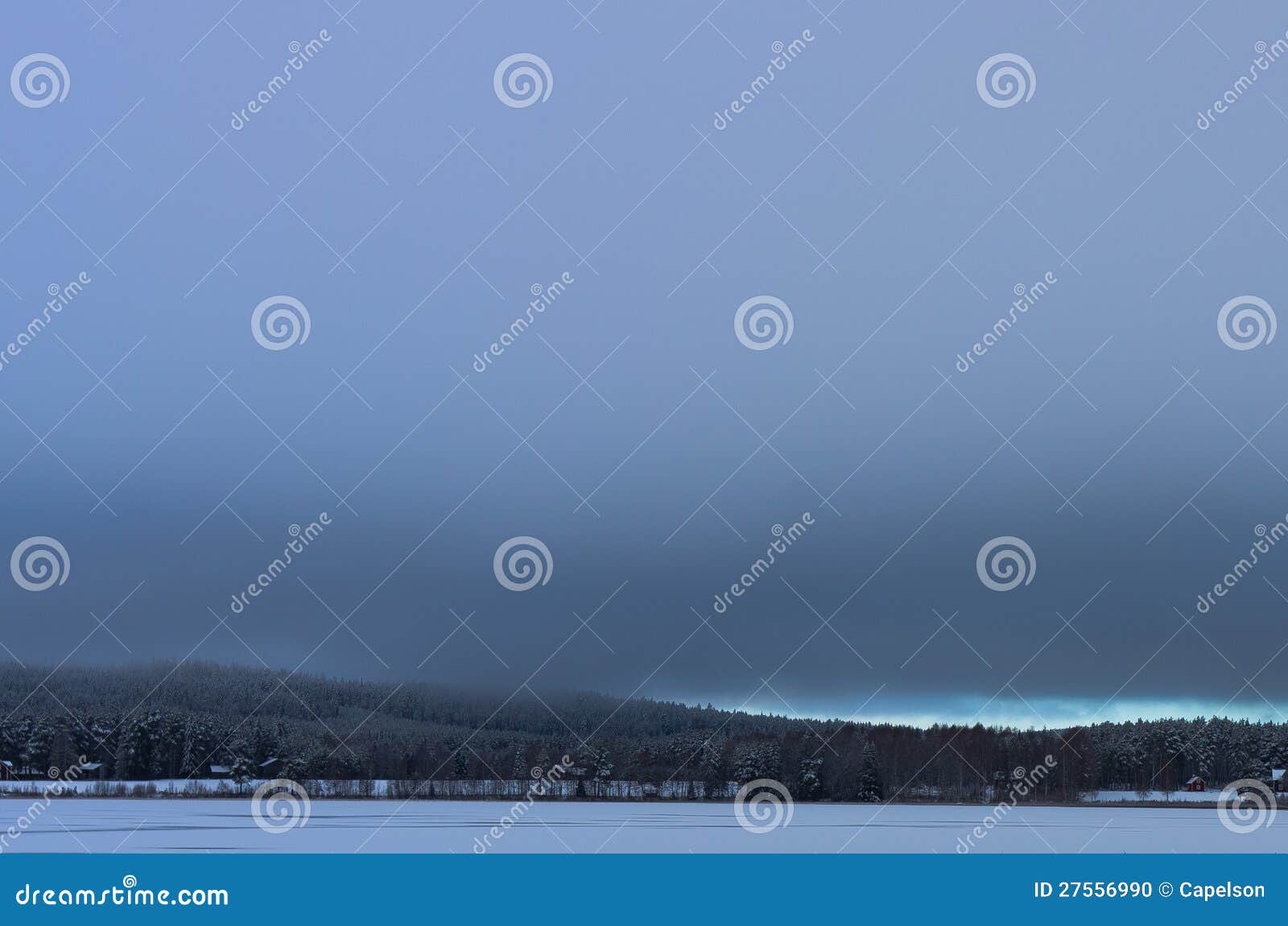 A grey sky in winter stock photo. Image of scandinavia - 27556990