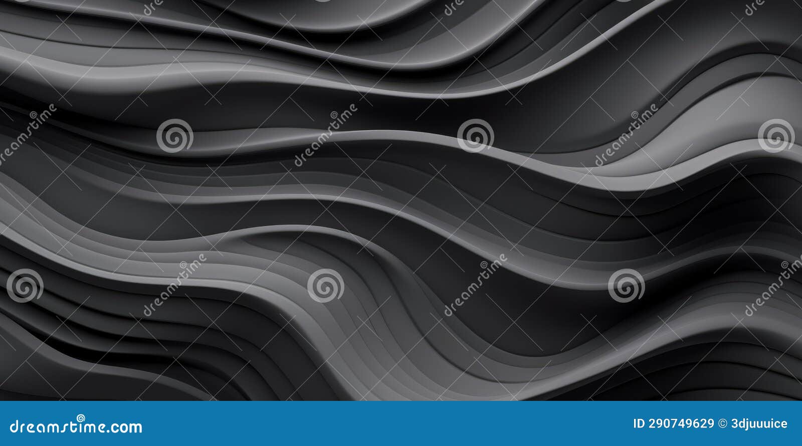 Grey Slime Creative Abstract Wavy Texture. Stock Illustration ...