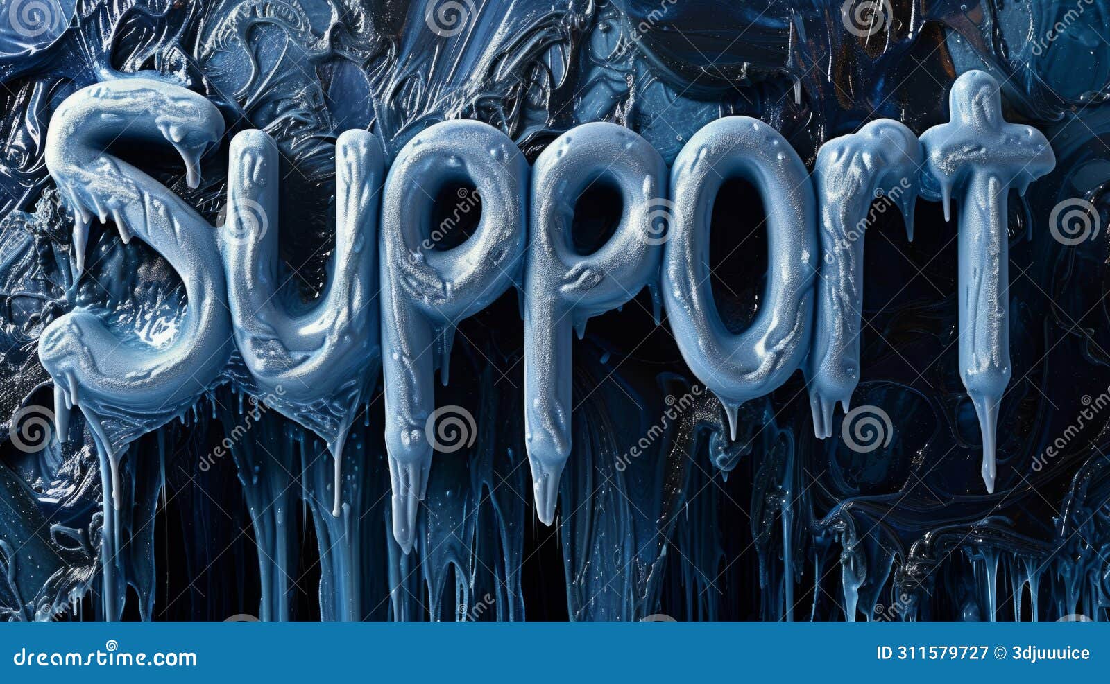 Grey Slime Support Concept Creative Horizontal Art Poster. Stock Image - Image of grey ...