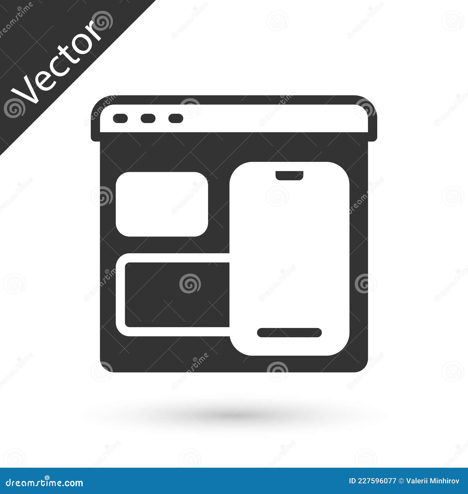 Grey Software Web Developer Programming Code Icon Isolated On White Background Javascript