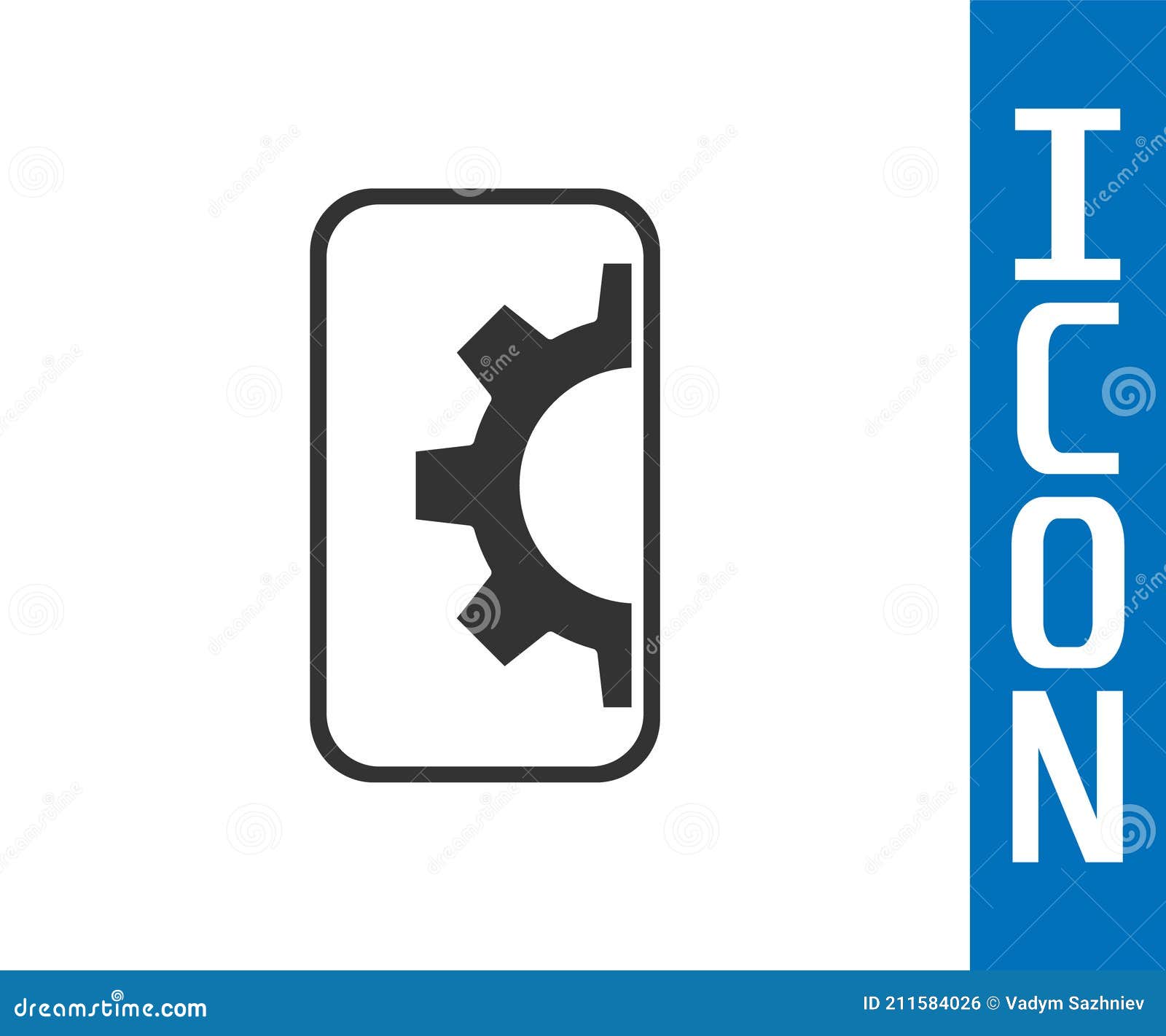 Grey Software, Web Development, Programming Concept Icon Isolated on ...