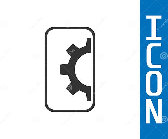 Grey Software, Web Development, Programming Concept Icon Isolated on ...