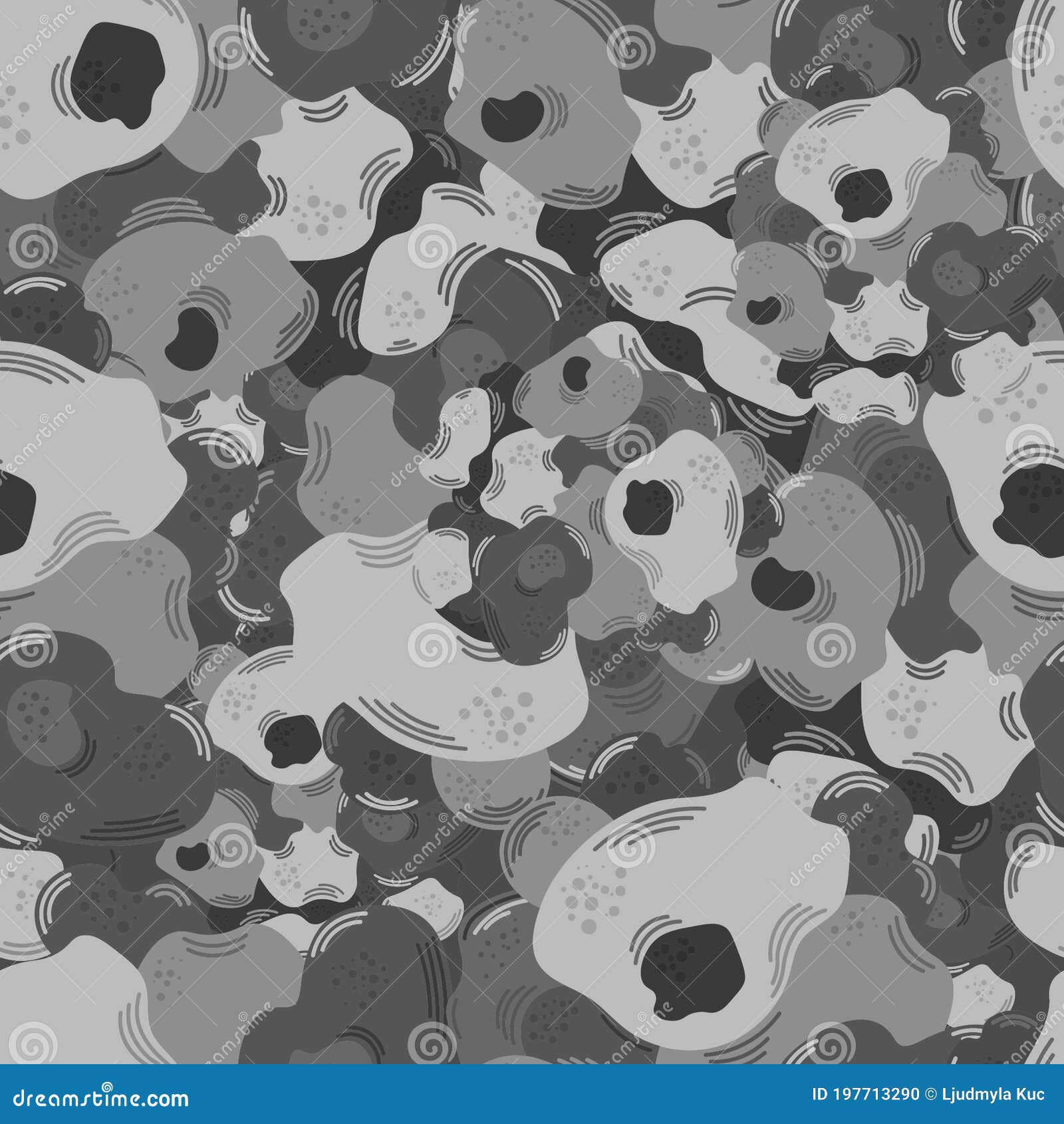 Grey Spots Seamless Background Stock Vector - Illustration of grey ...