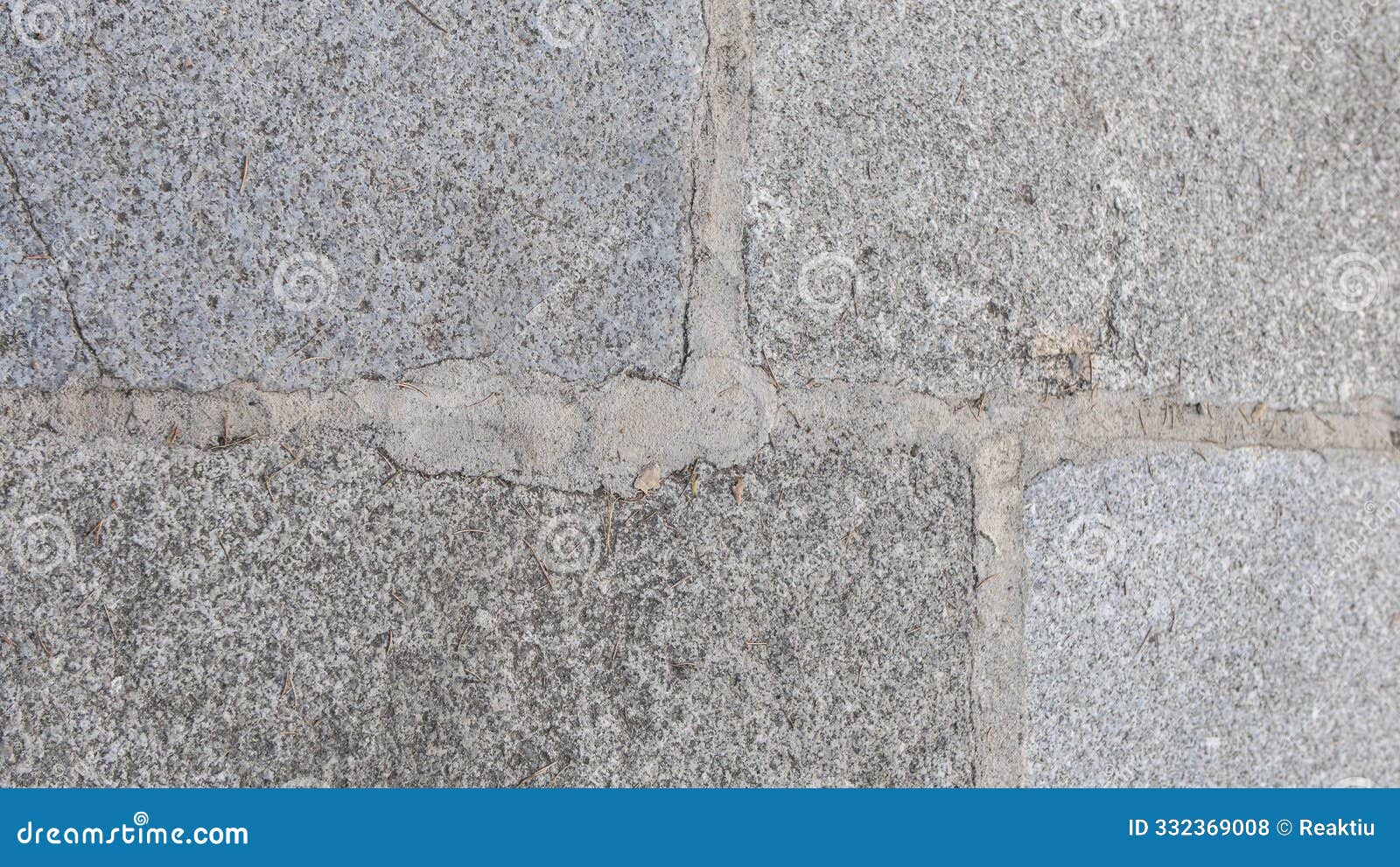 Grey Square Stone Paving Slabs with Cement Grouting Stock Photo - Image ...