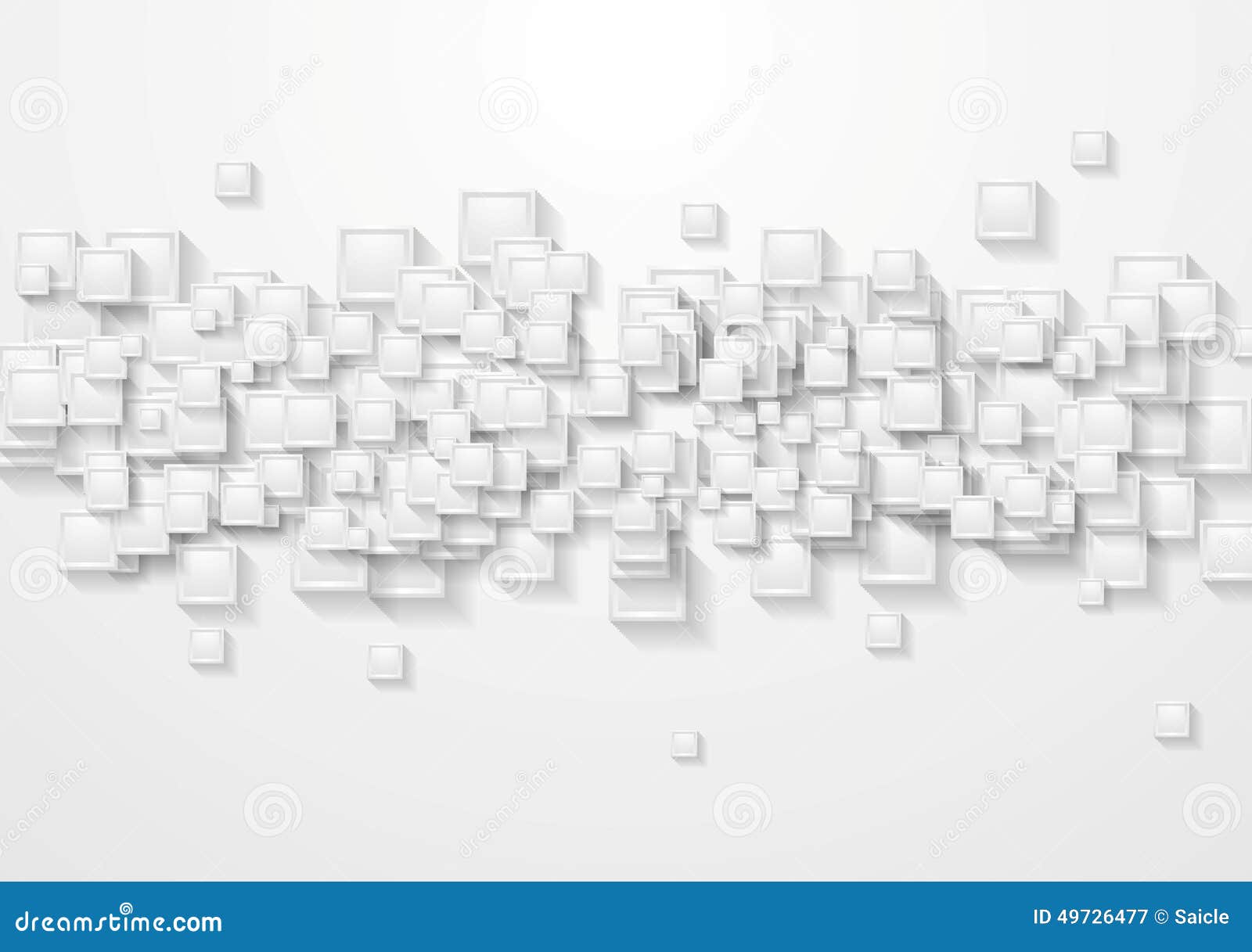 Grey Squares Abstract Tech Background Stock Vector - Illustration of ...