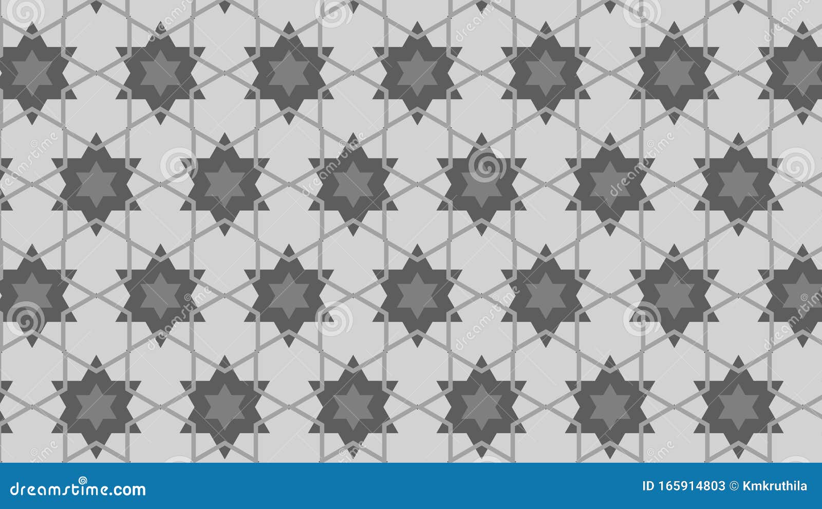 Grey Star Background Pattern Vector Graphic Stock Vector - Illustration ...