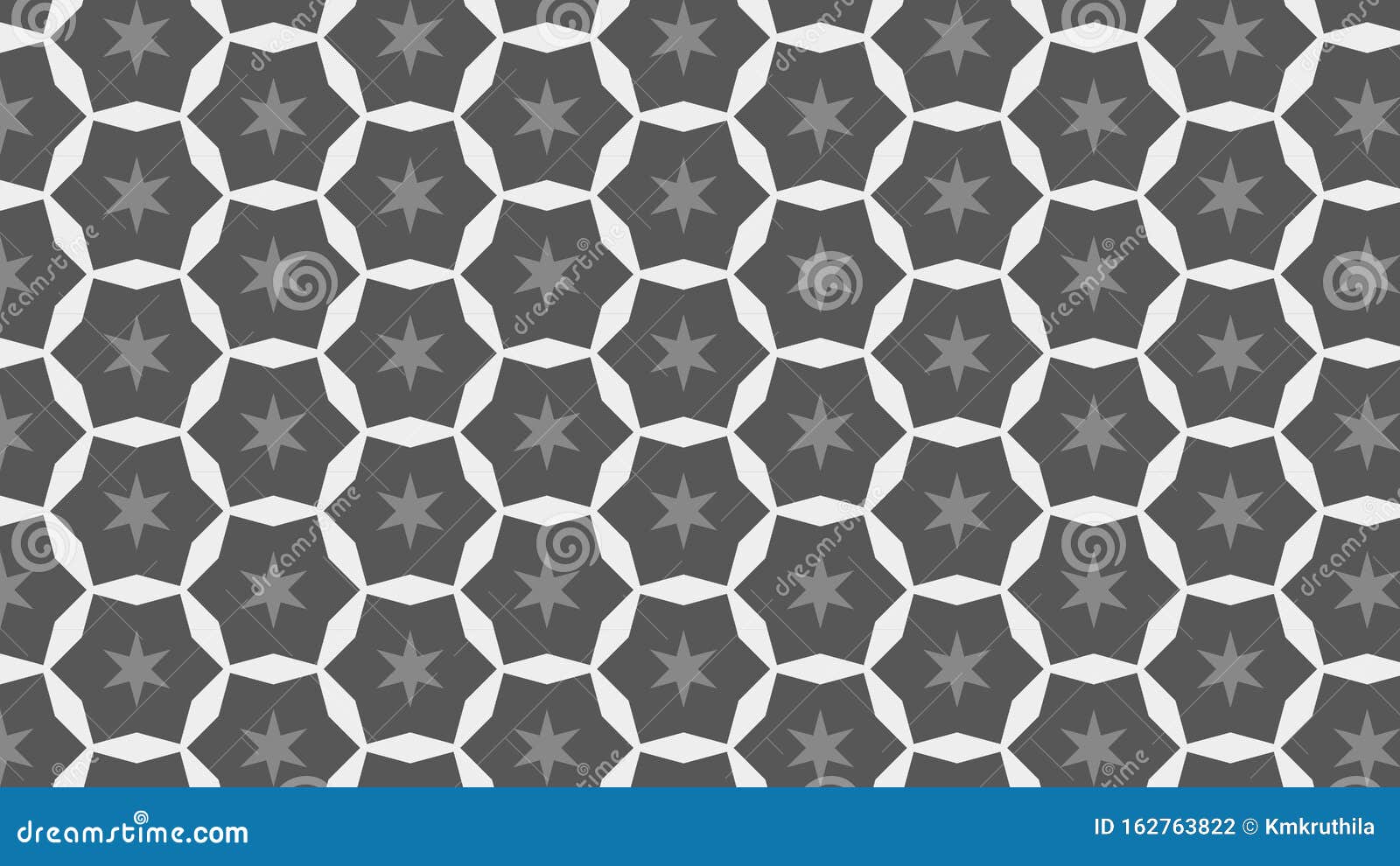 Grey Star Pattern stock vector. Illustration of stars - 162763822