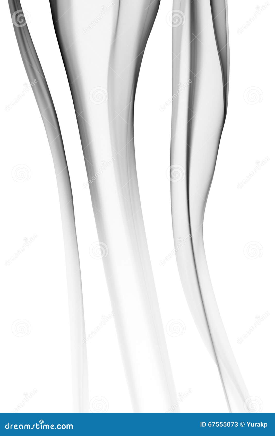 Grey Steam Lines on the White Background Stock Illustration ...