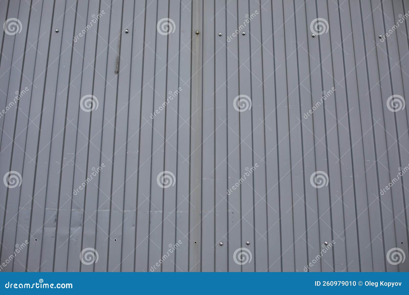 Grey Steel Wall. Steel Profile with Stiffeners Stock Photo - Image of ...