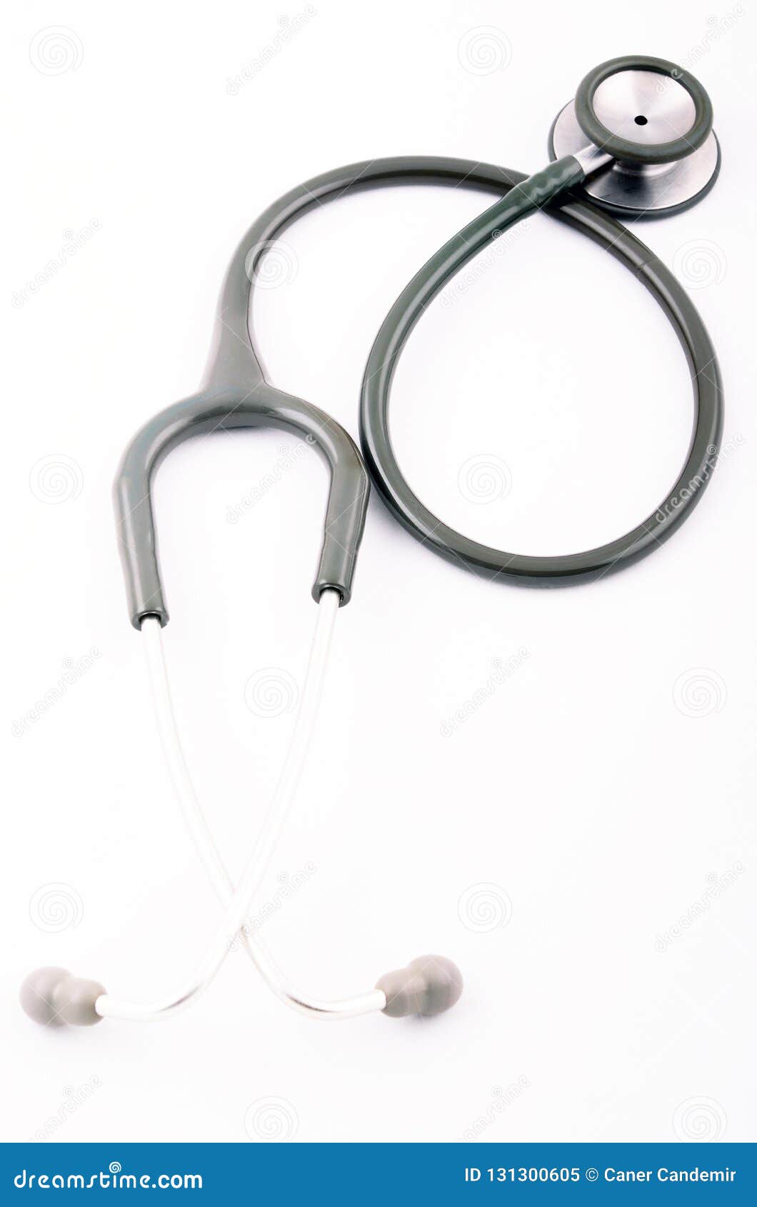 Grey Stethoscope And Paper Plate With A Sheet Of White Paper With Text ...
