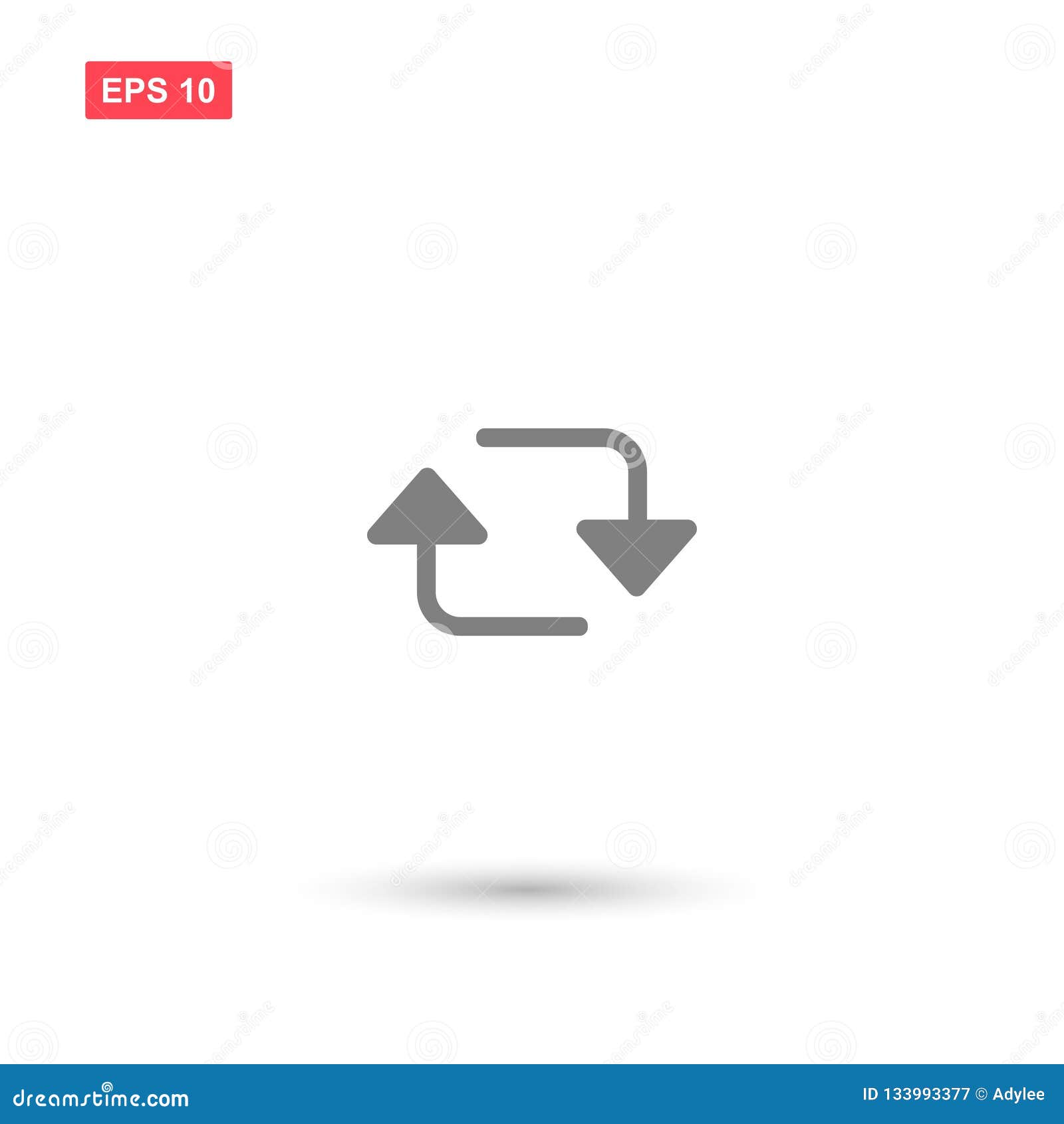 Grey Stock Vector Retweet Icon Twitter Stock Vector - Illustration of ...