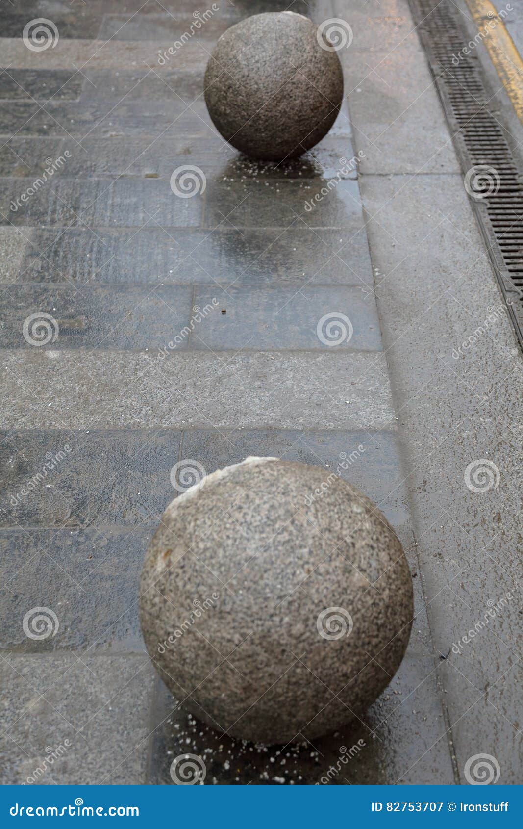 Grey stone ball stock image. Image of dirt, abstraction - 82753707