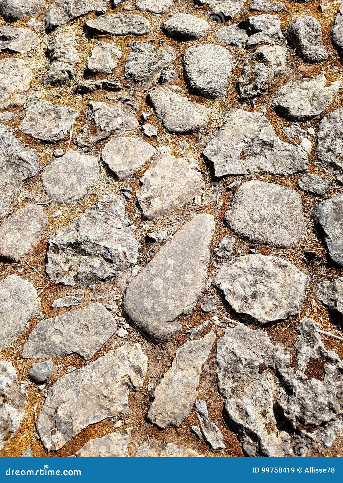 Stone floor texture stock image. Image of material, medieval - 99758419