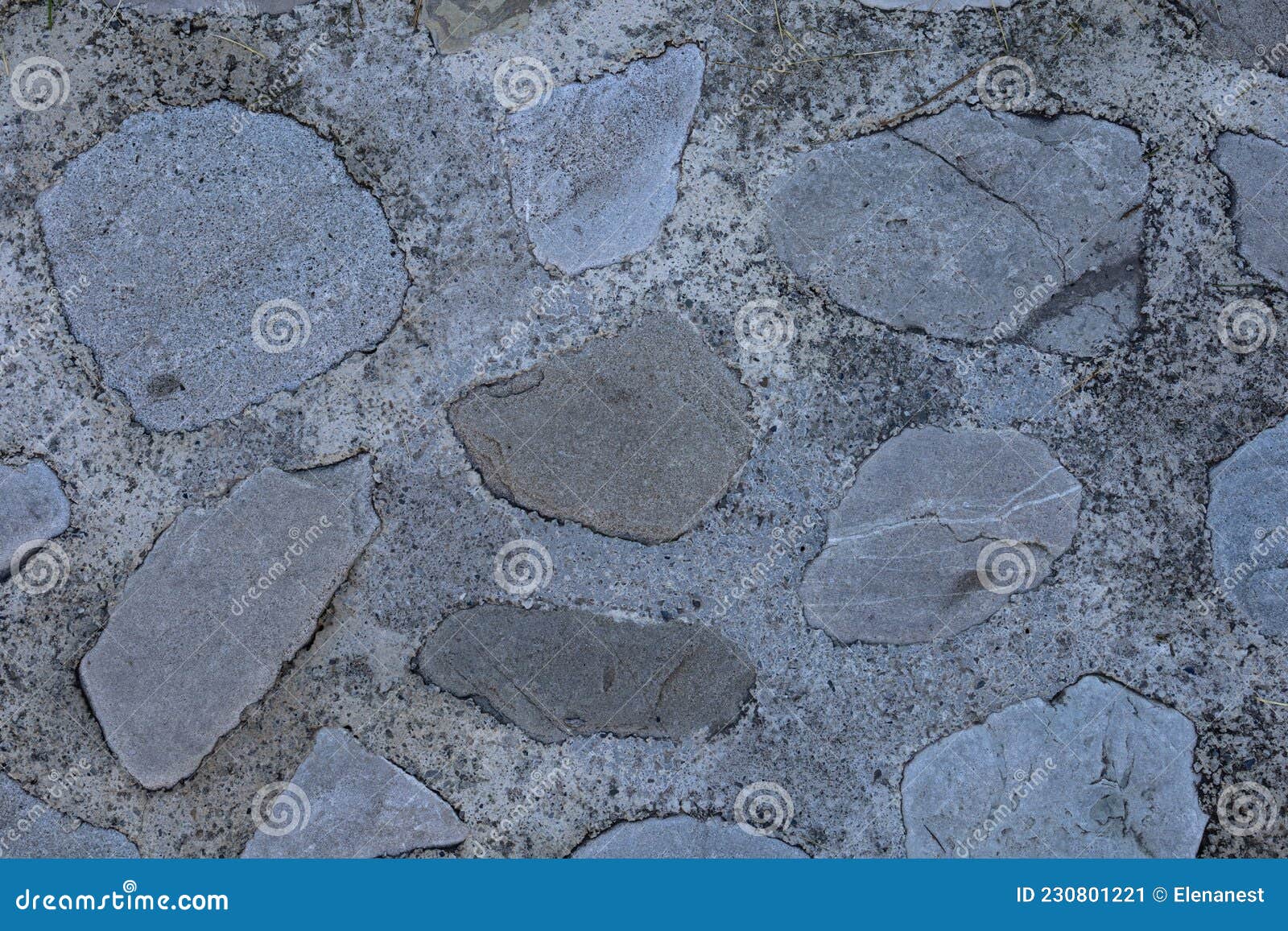 Grey Stone Path Texture for Background Stock Image - Image of road ...