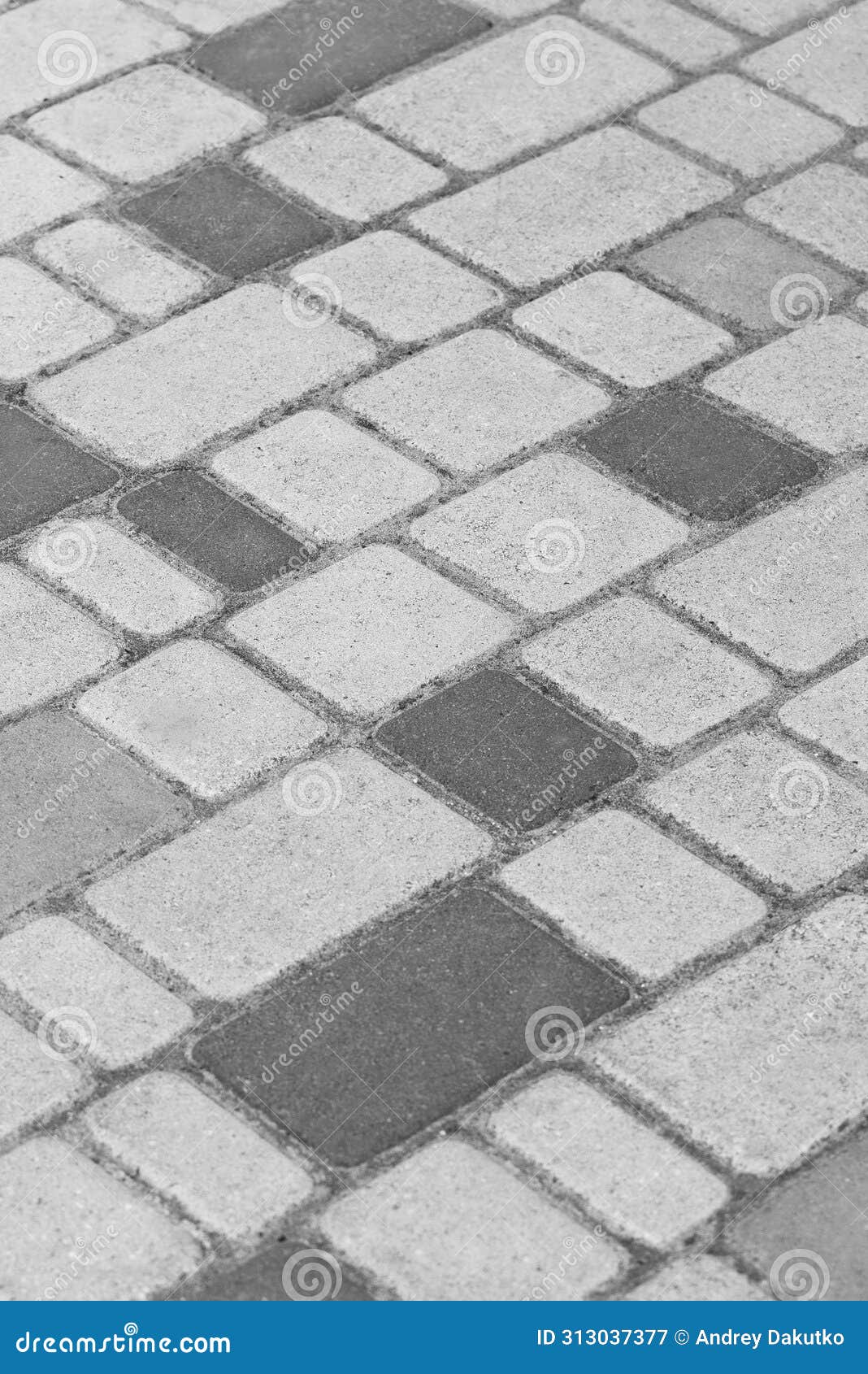 Grey Stone Pattern Paving Tile Mosaic Floor Street Texture Background ...