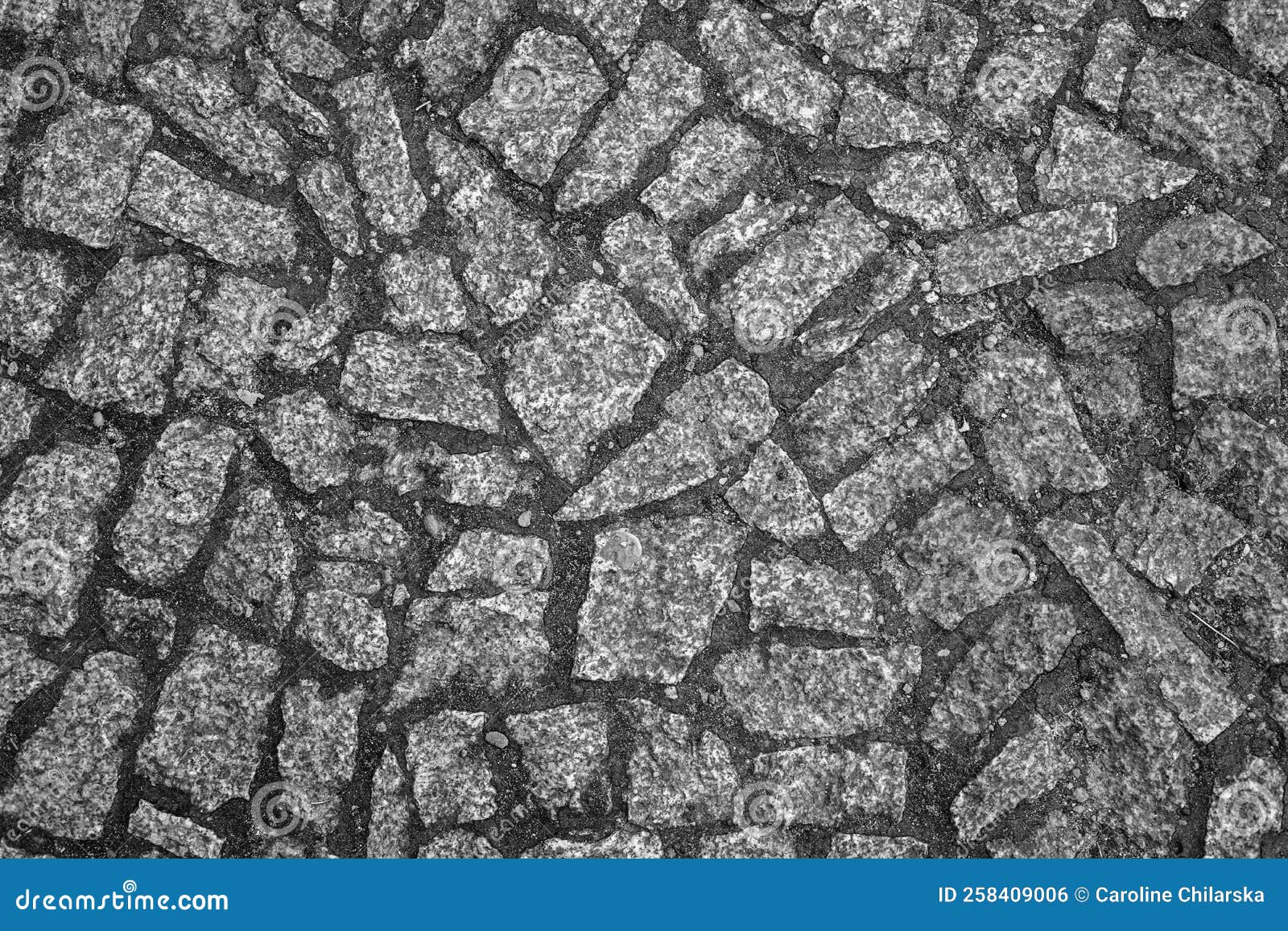 Grey Stone Rustic Pavement Ground Texture Top View Stock Photo - Image ...