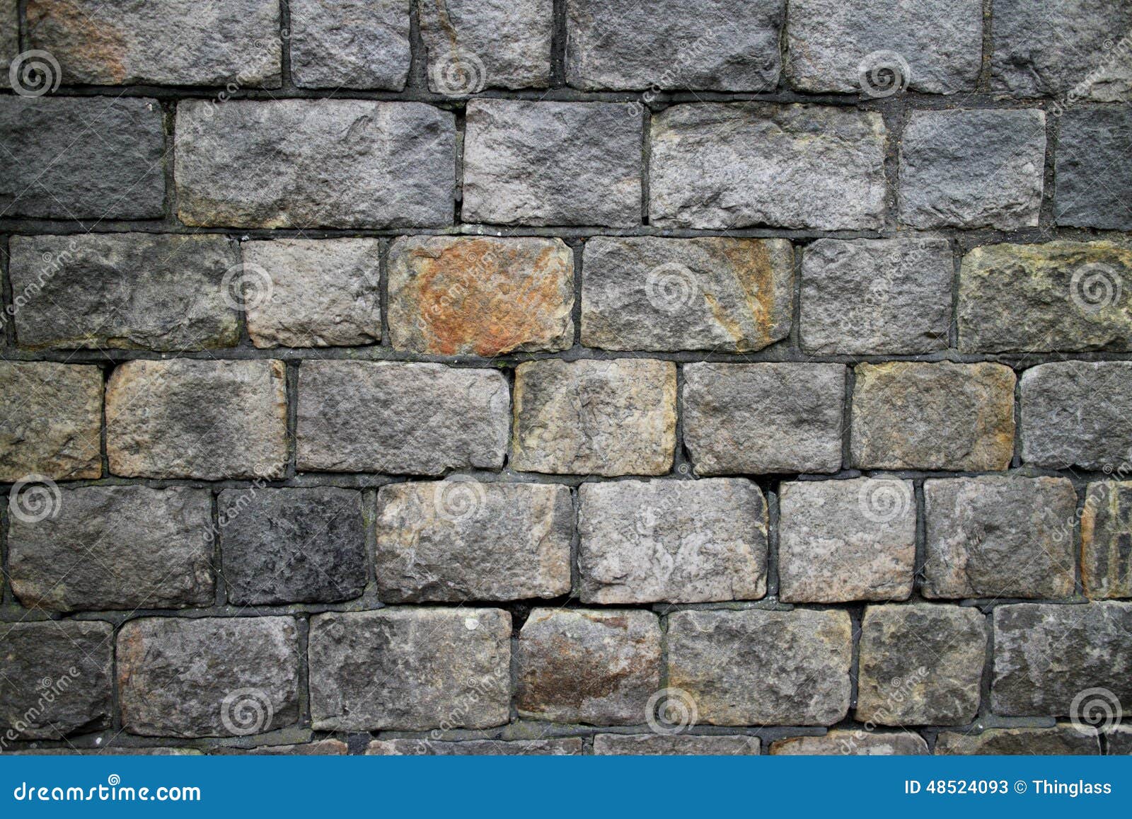 Grey Stone Wall stock image. Image of regular, wall, worn - 48524093