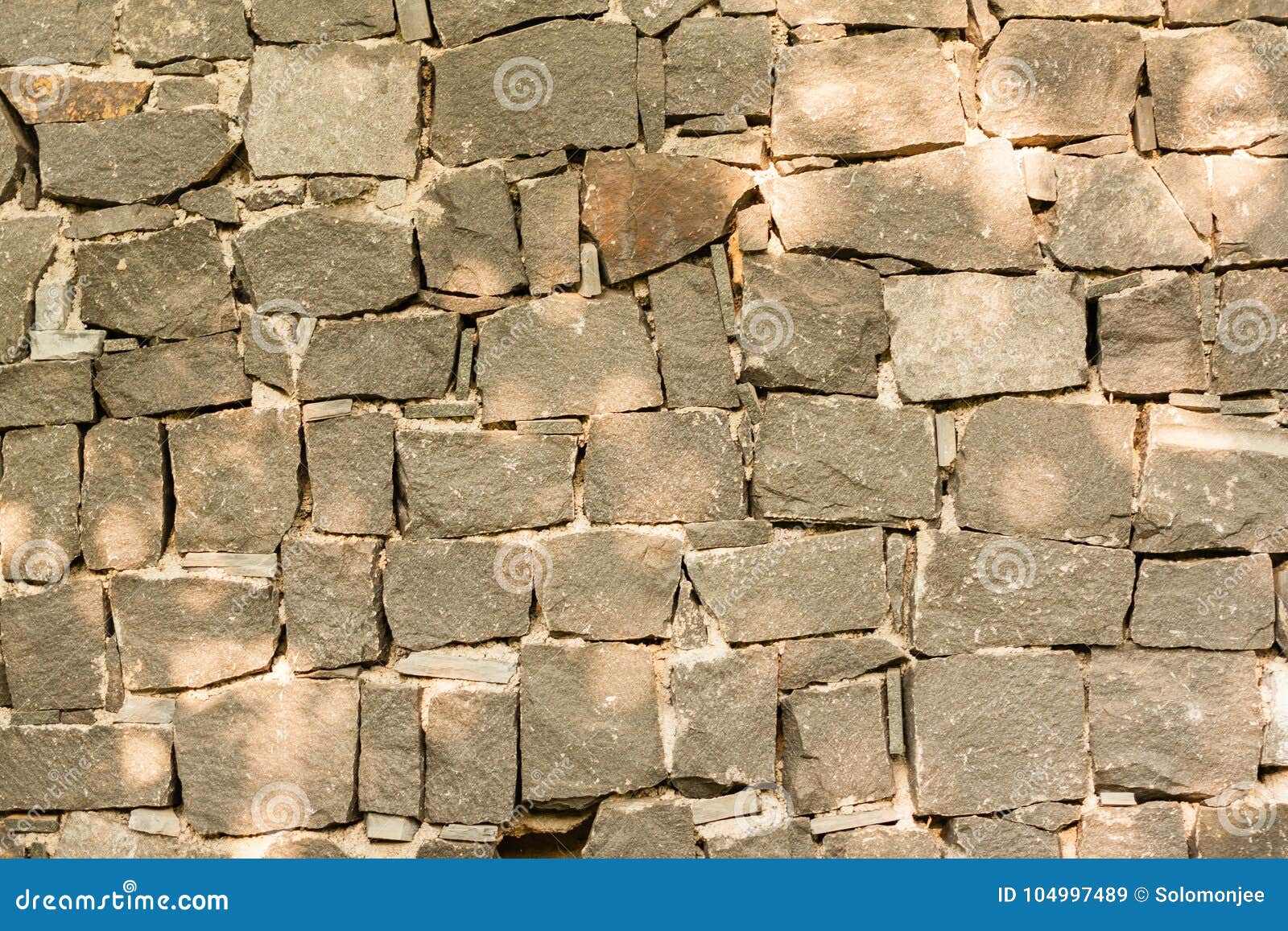 Grey stone wall background stock image. Image of grey - 104997489