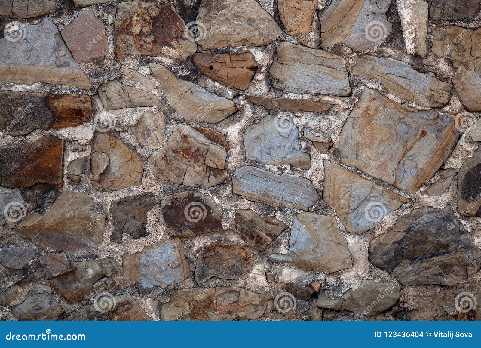 Grey stone wall stock photo. Image of modern, home, construction ...
