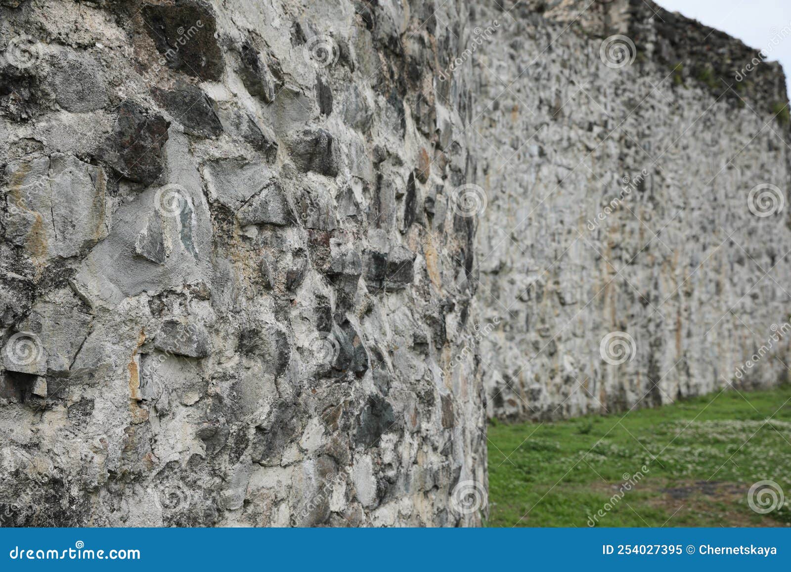 Grey Stone Wall of Old Building Outdoors Stock Image - Image of hard ...