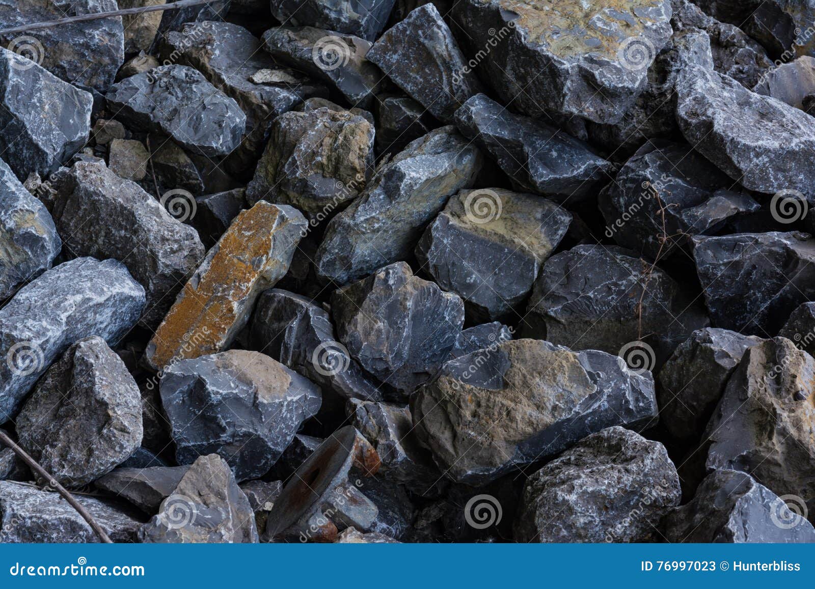 Grey Stones Pile Texture Background Construction Rocks Stock Image ...