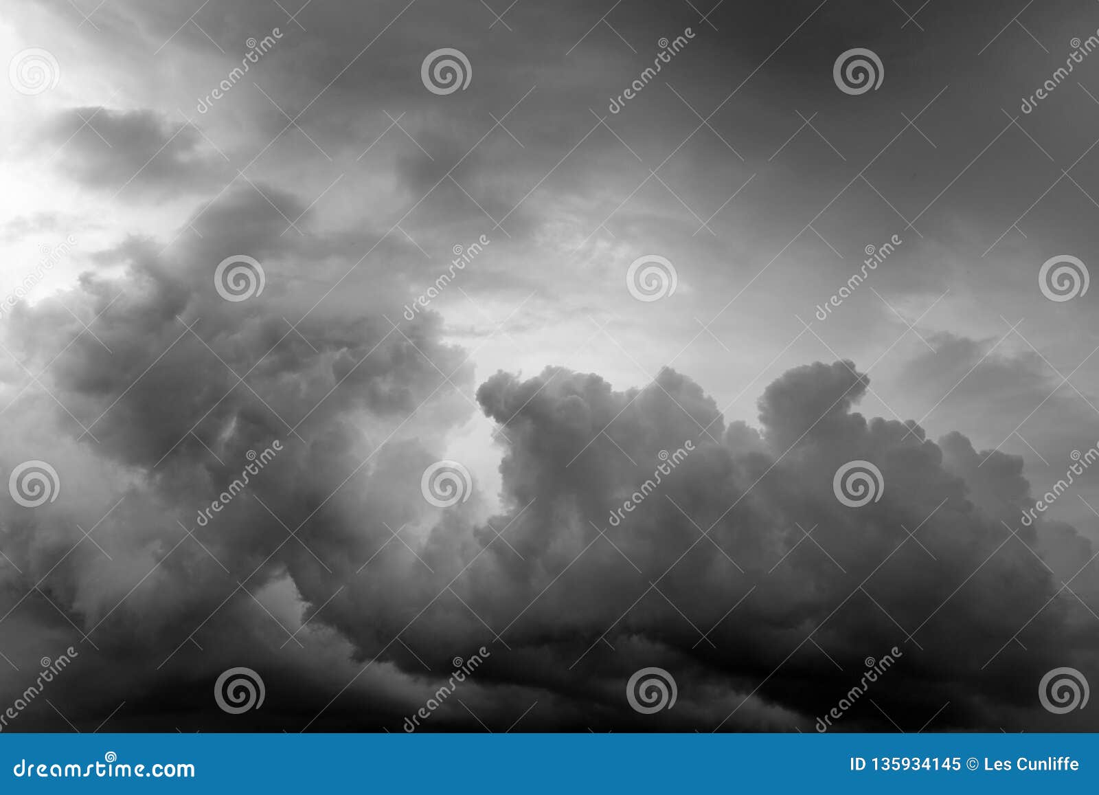 Grey storm clouds stock image. Image of banner, cumulus - 135934145
