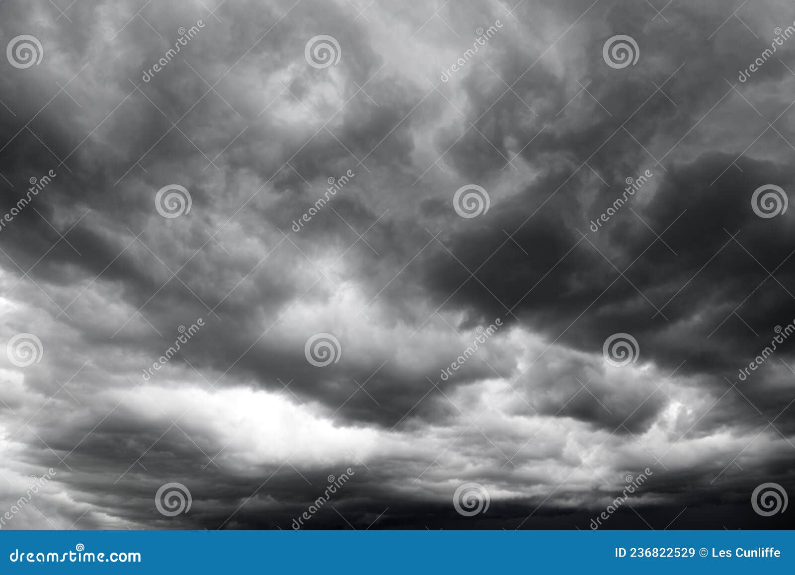 Grey storm clouds stock image. Image of thunderstorm - 236822529