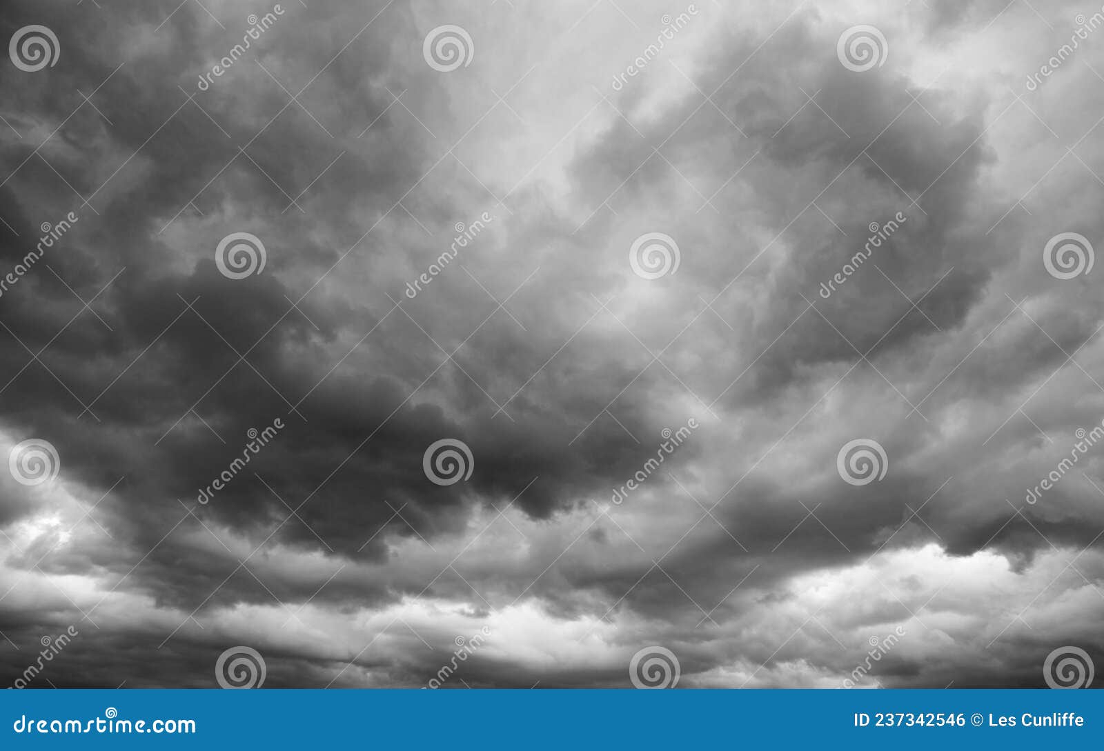 Grey storm clouds stock photo. Image of moody, gale - 237342546