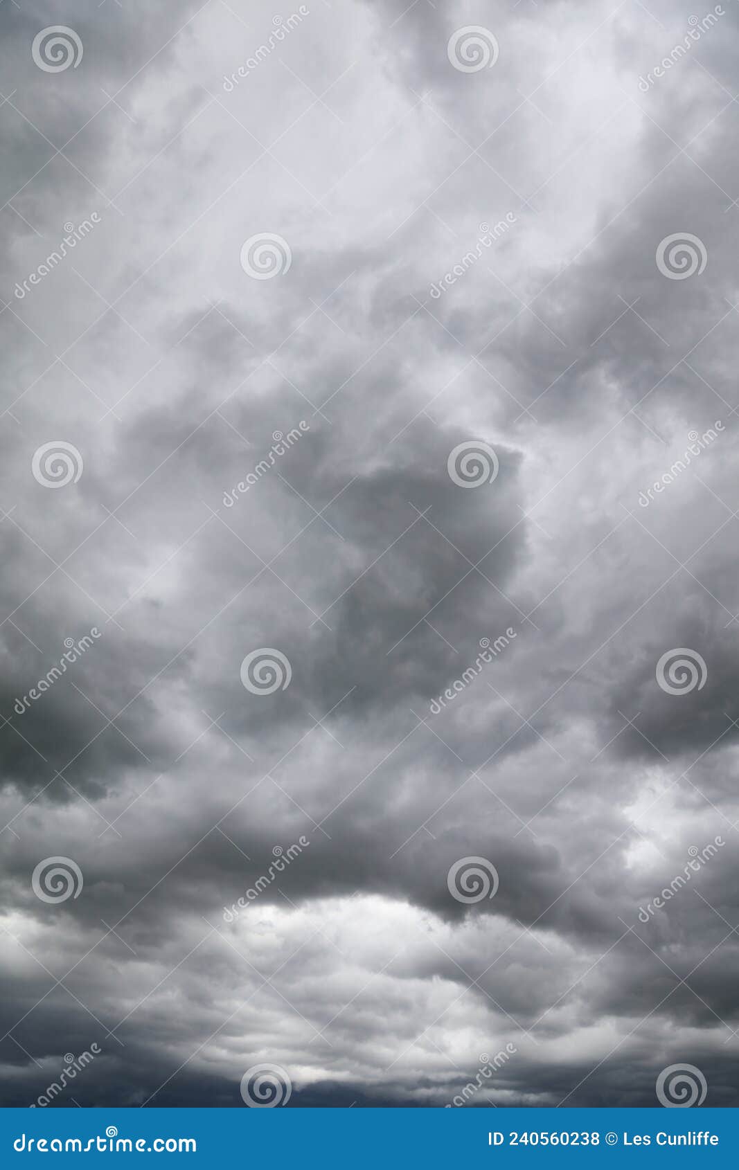 Grey storm clouds stock photo. Image of moody, cloudy - 240560238