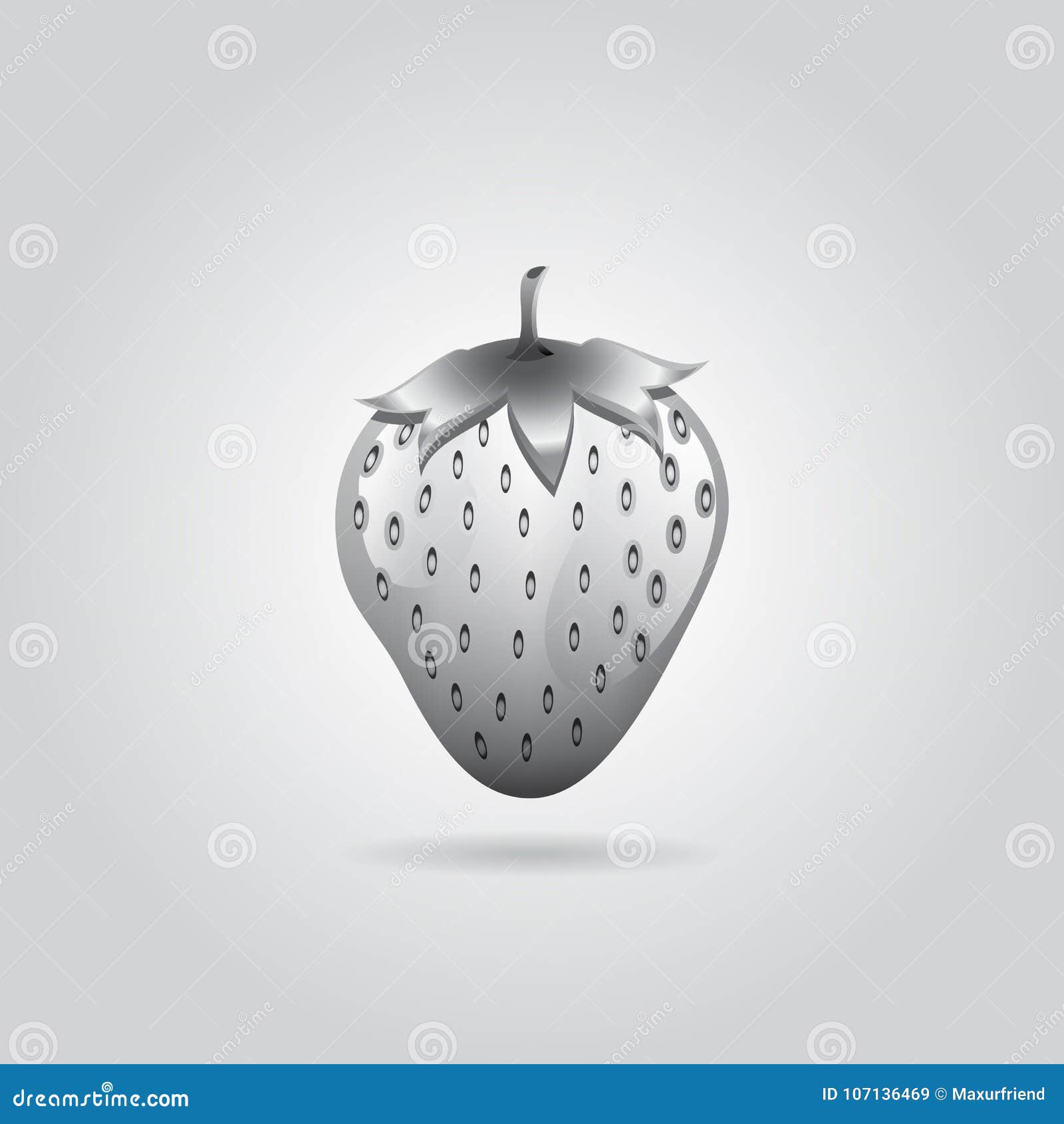 Strawberry Abstract. Flat Stule. Royalty-Free Stock Photo ...