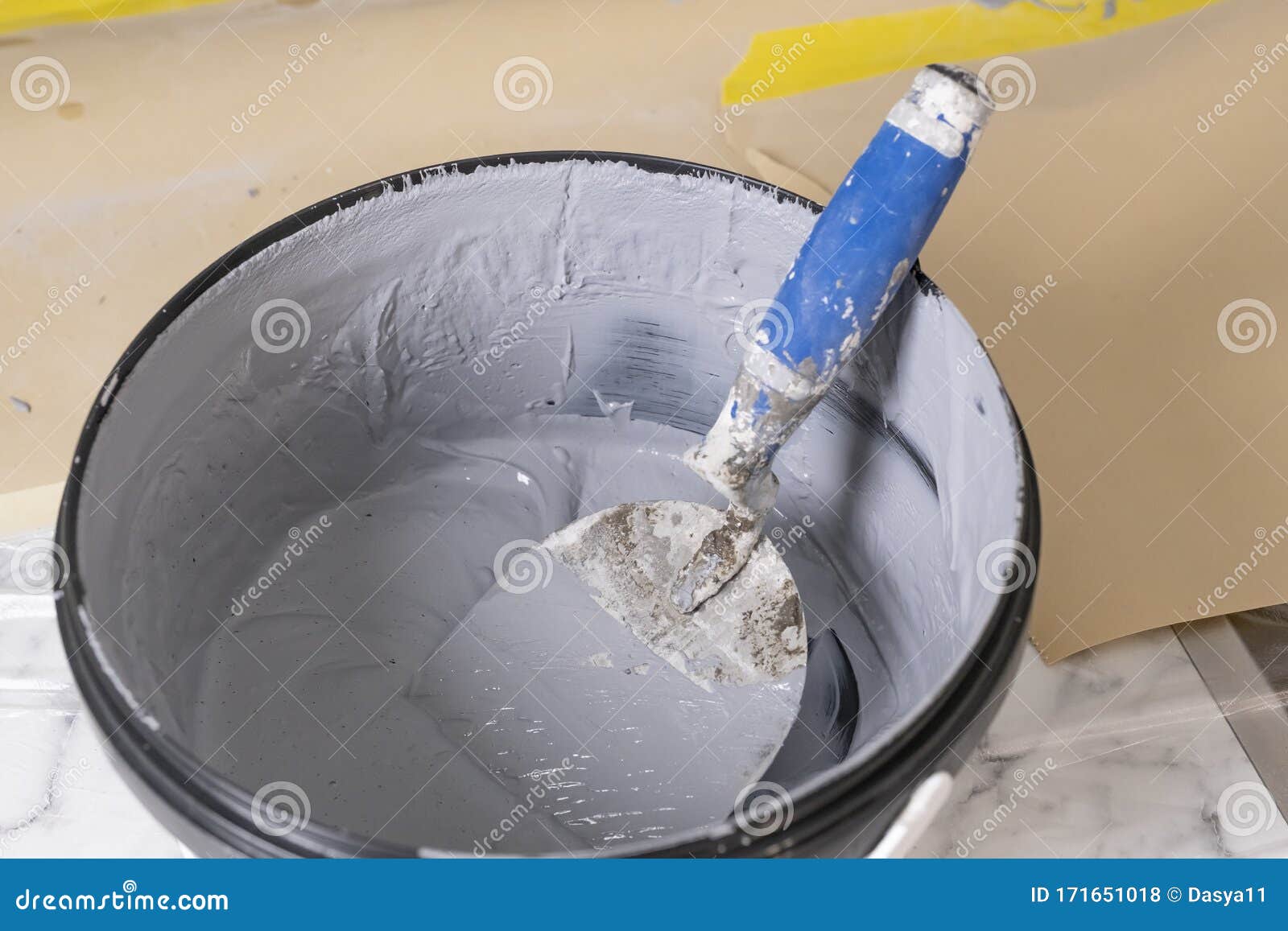 Kid Stuck In Bucket Stock Image | CartoonDealer.com #95305615